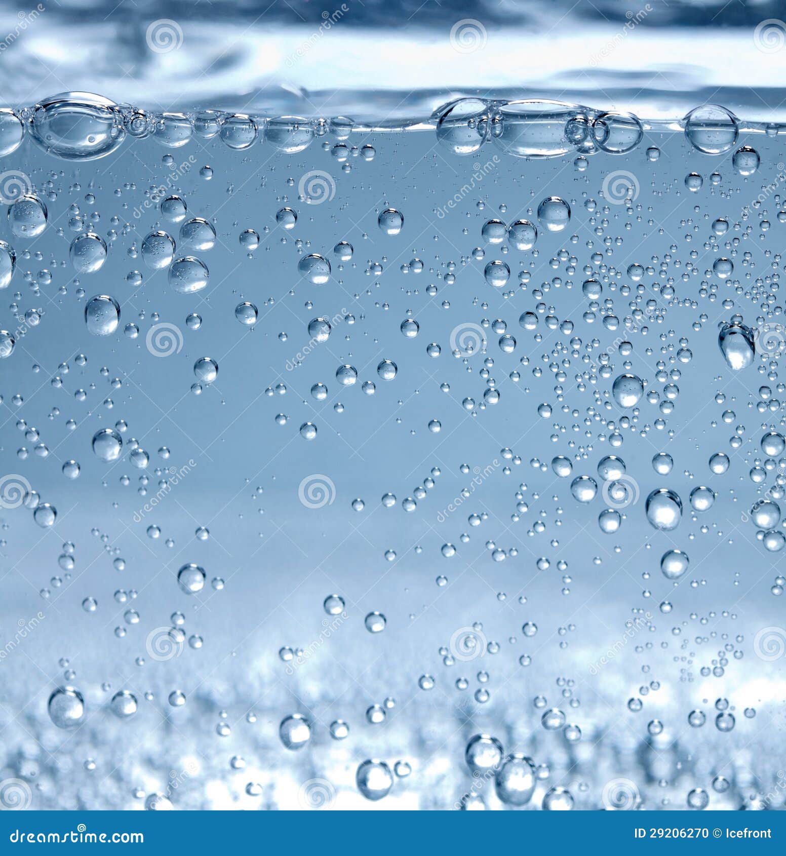 Side view of mineral water stock photo. Image of macro - 29206270