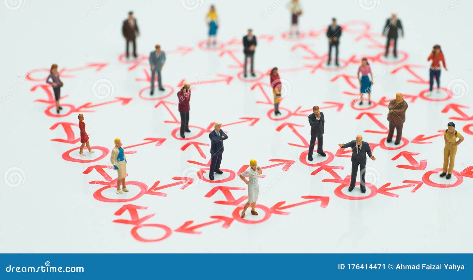 Side View of Miniature - Social Distancing, Anti-social ...