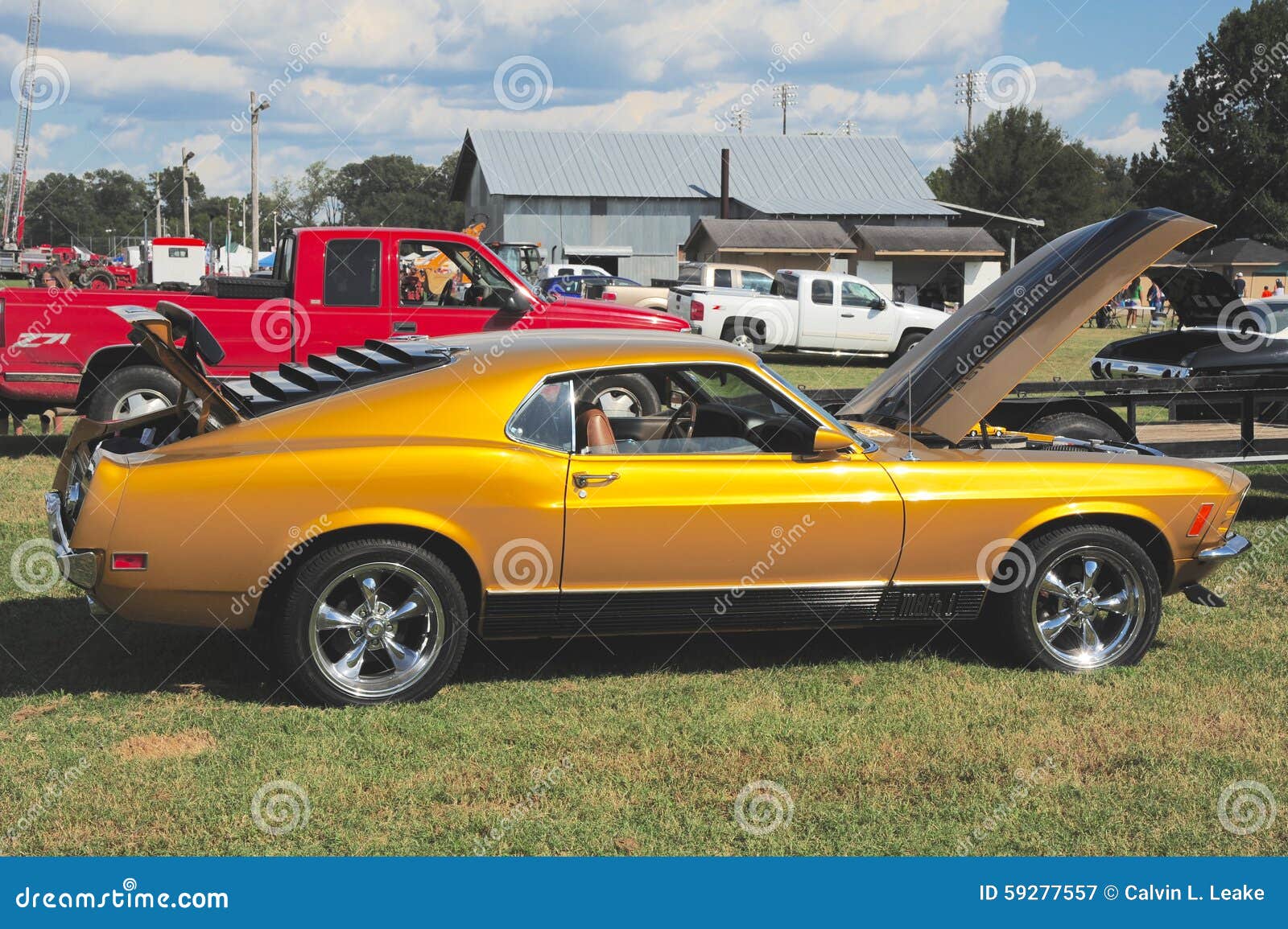 Side View of a 1968 Model Ford Mustang Mach I Editorial Photography ...