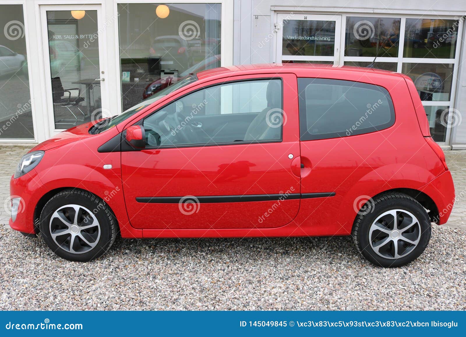 Side view of modern car. stock image. Image of chassis - 145049845