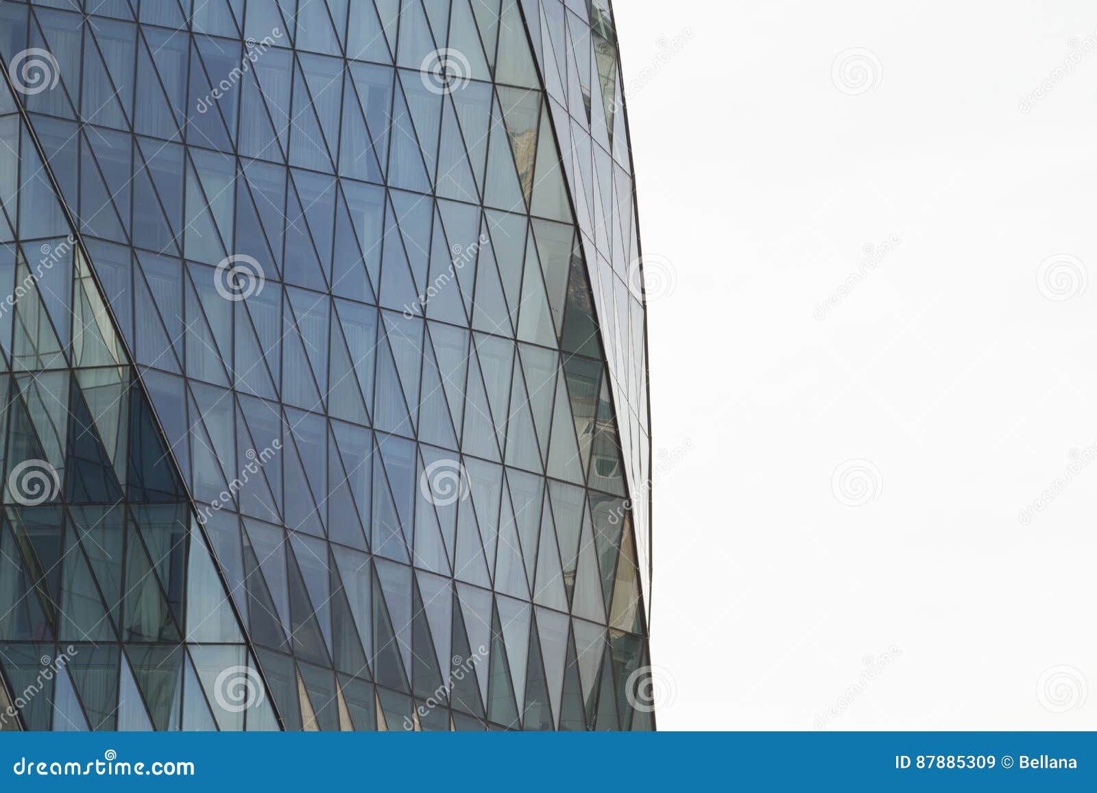 Side View of Modern Glass Skyscrapers in Istanbul Stock Image - Image ...