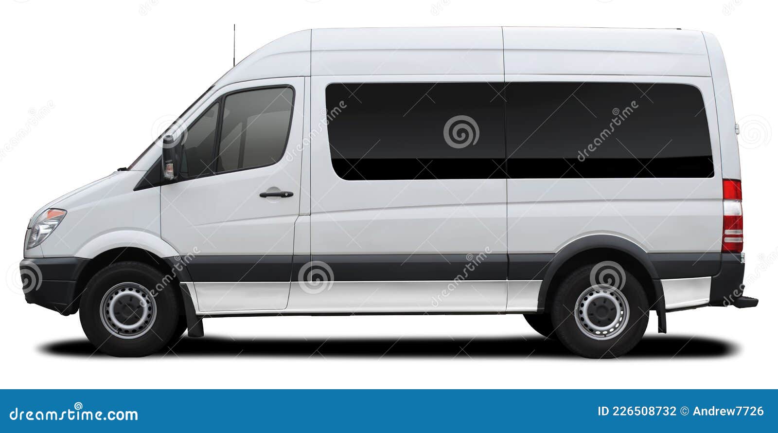 Modern Passenger Airplane Isolated On White Background Stock ...