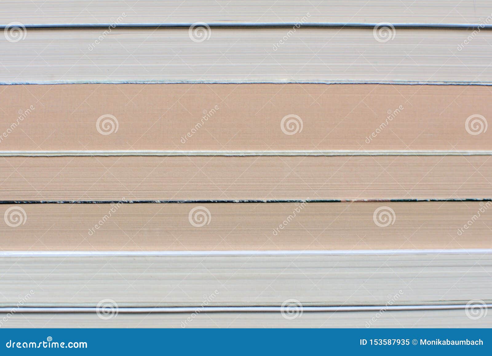 Side View of Multiple Old and Yellowed Stacked Books Stock Image ...