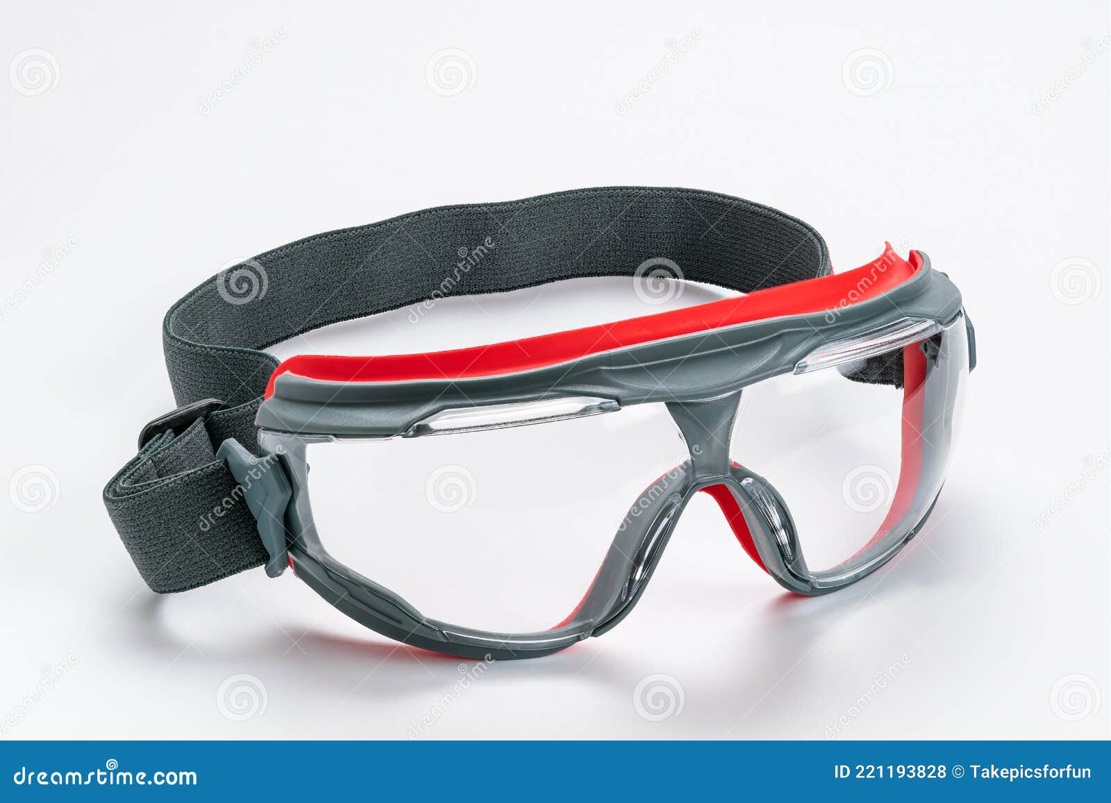 Side View of Multipurpose Goggles Isolated on White Background Stock ...