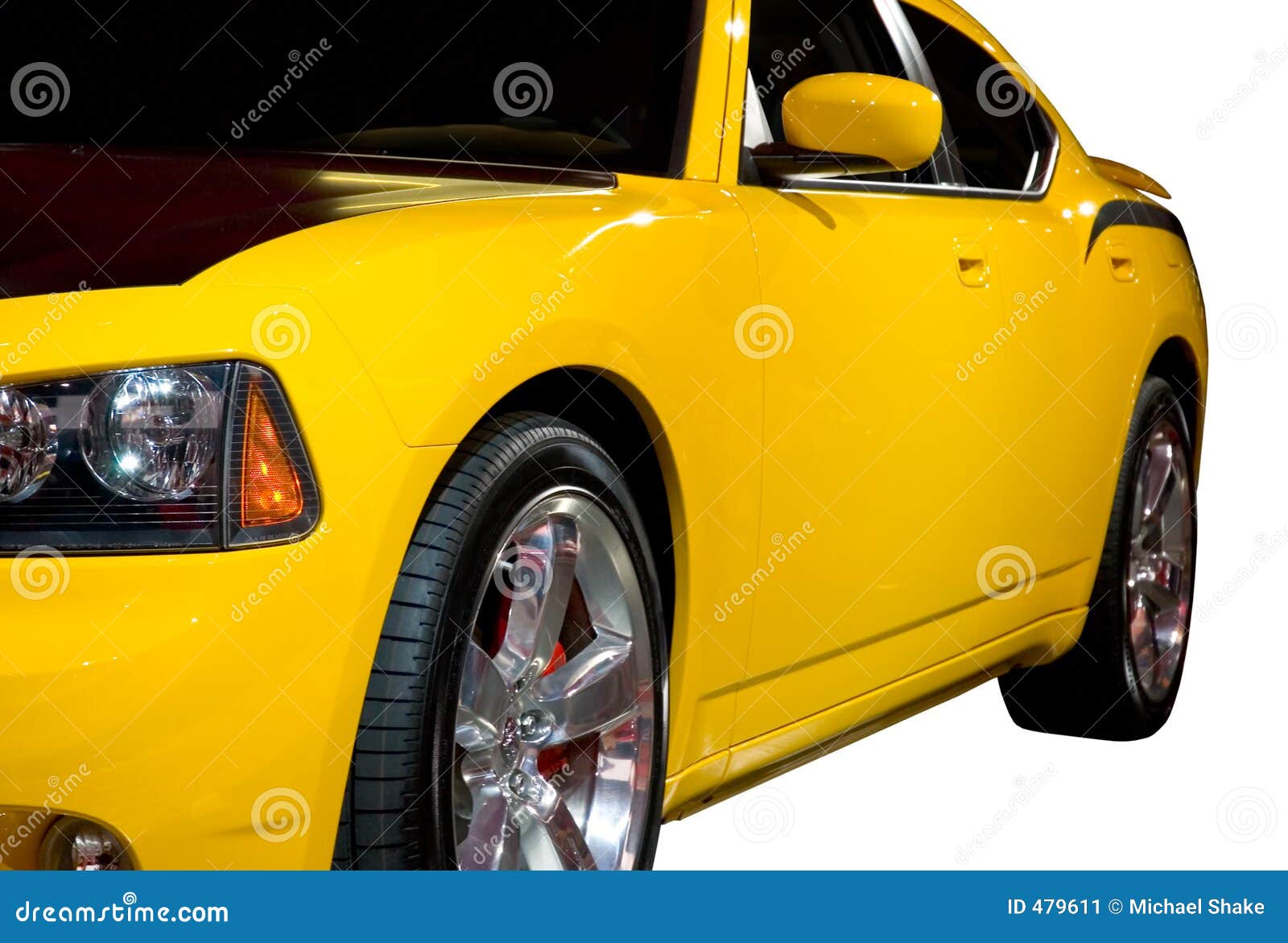 Side view of a Muscle Car stock image. Image of style, tires - 479611