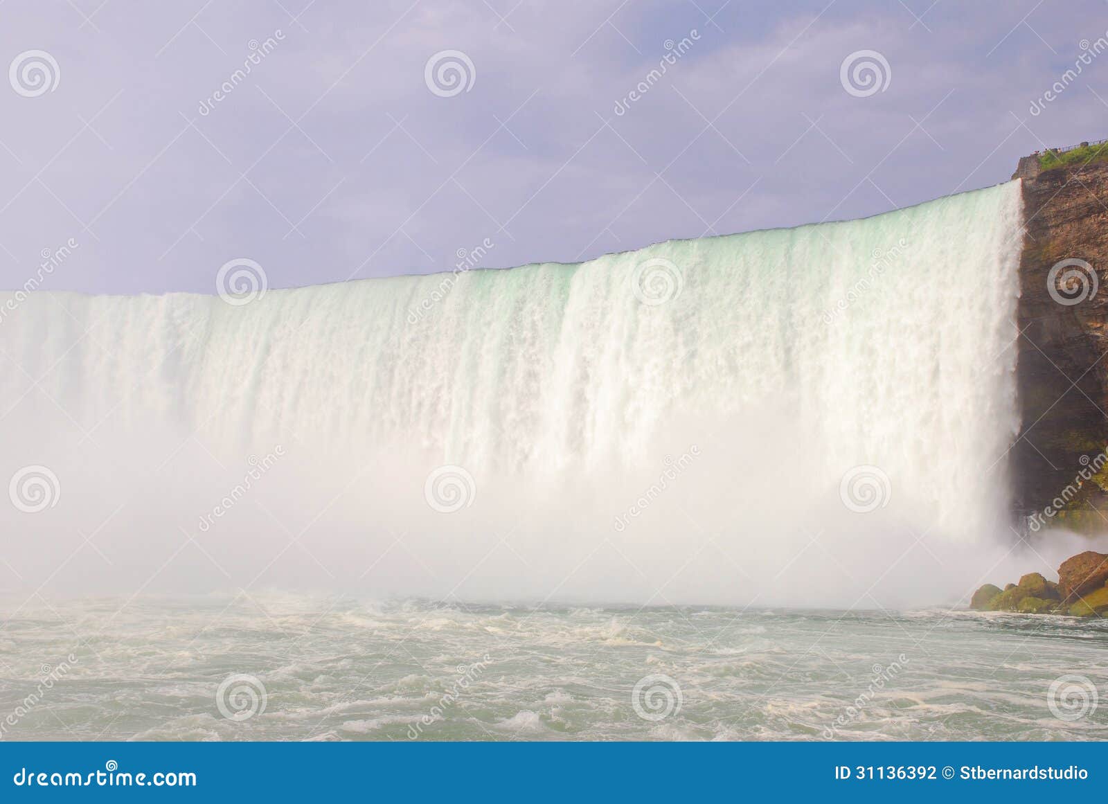 Side View of Niagara Falls stock photo. Image of horizontal - 31136392