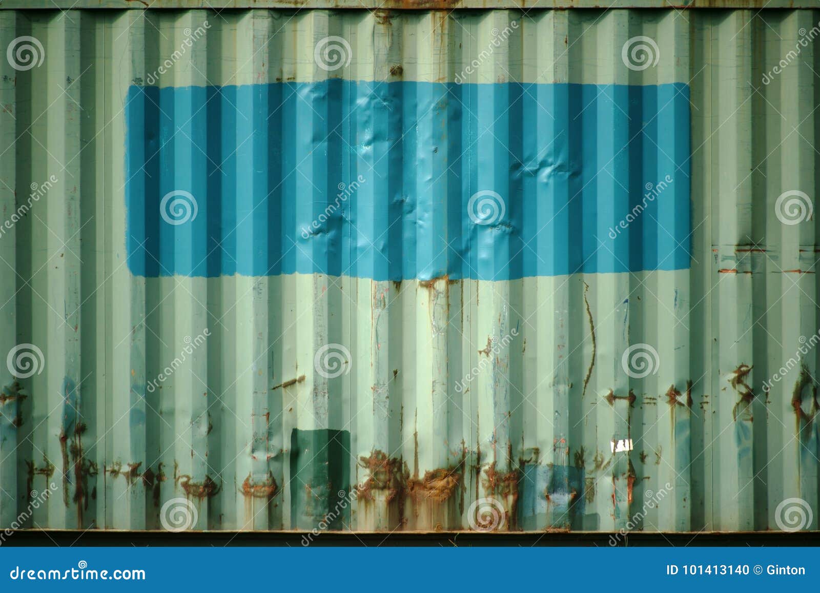 Container side view stock photo. Image of stains, side - 101413140