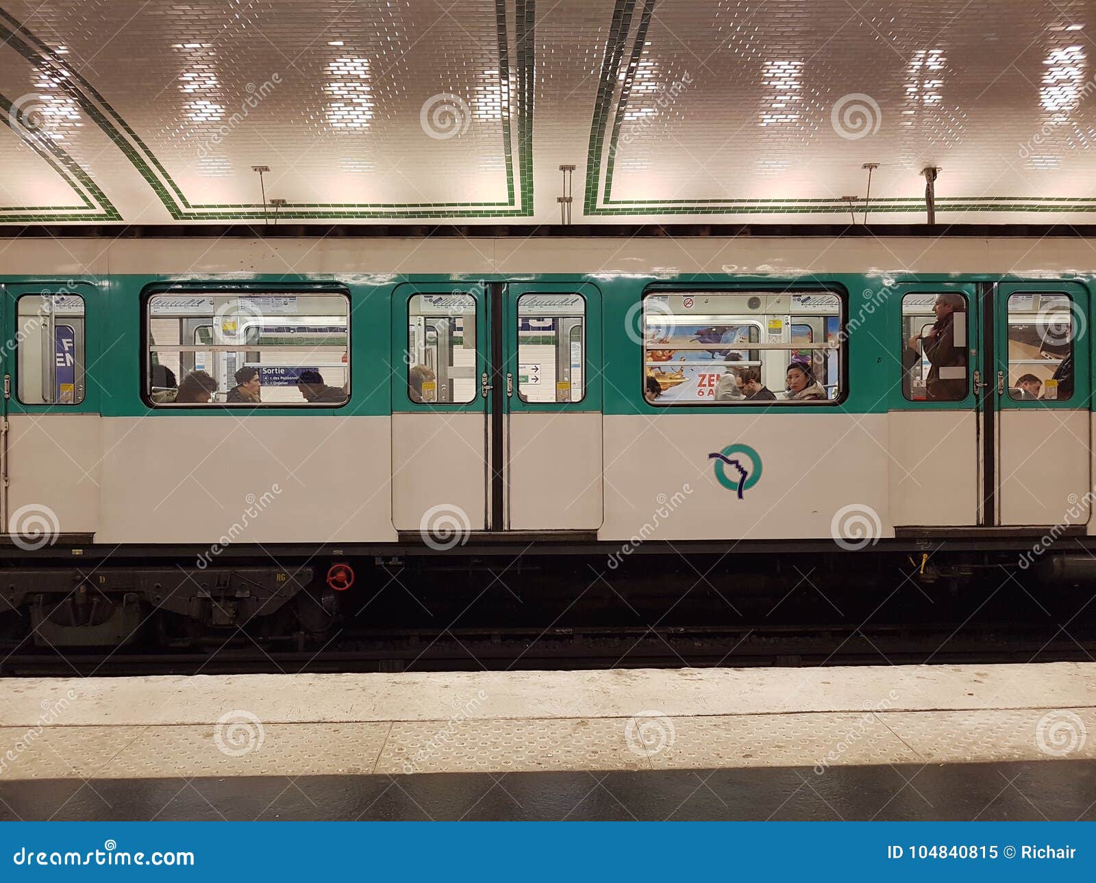 Subway Car Side View