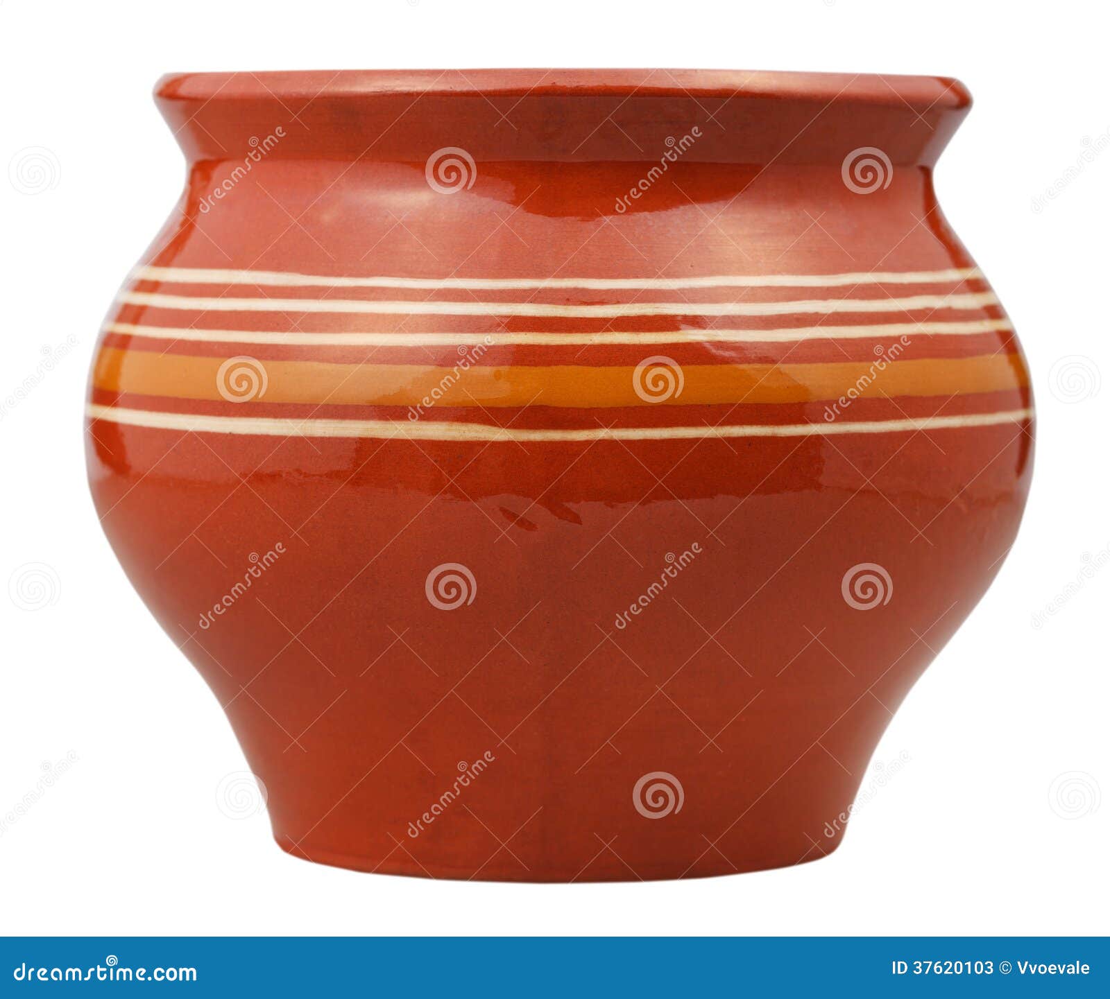 Side View of Open Earthenware Pot Stock Image - Image of saucepan ...