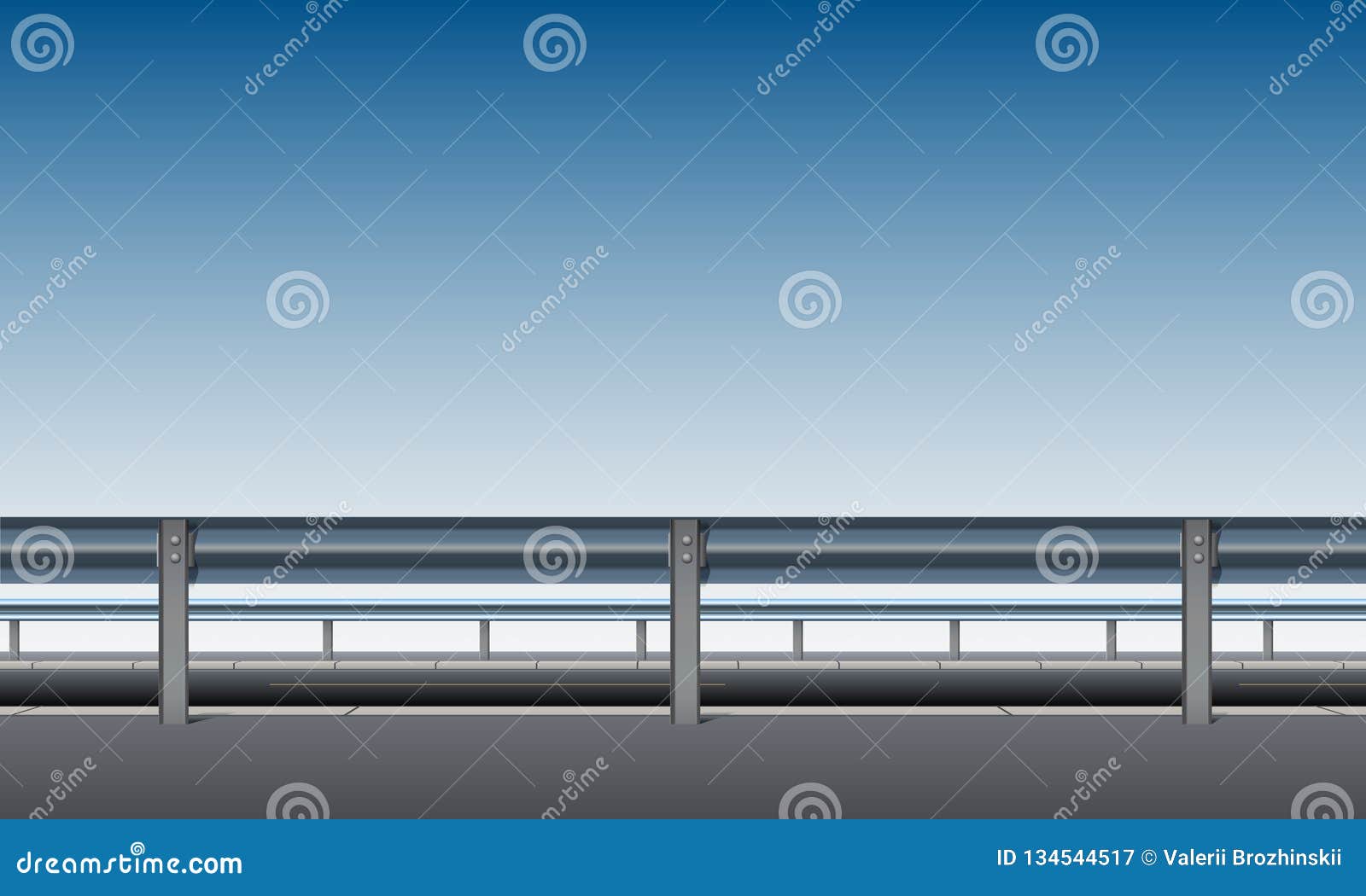 Overpass Vector Illustration. Elevated Road Junction And Interchange ...