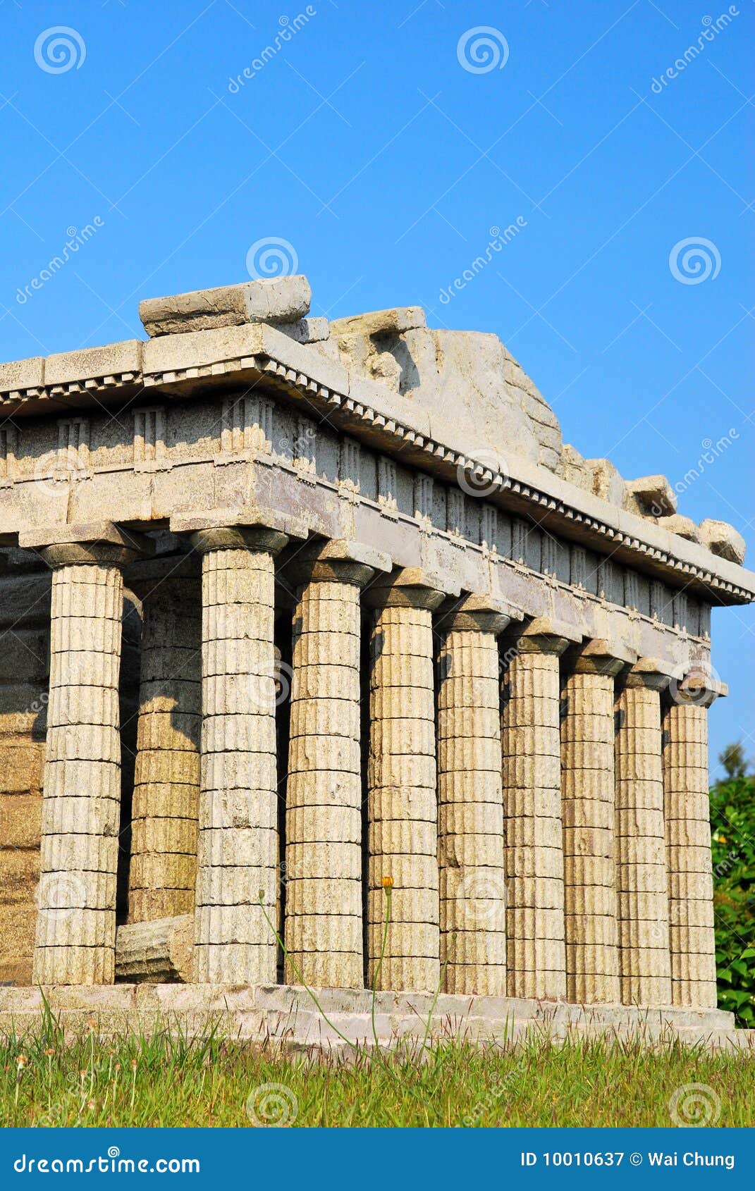 Side view of the Parthenon stock image. Image of parthenon - 10010637