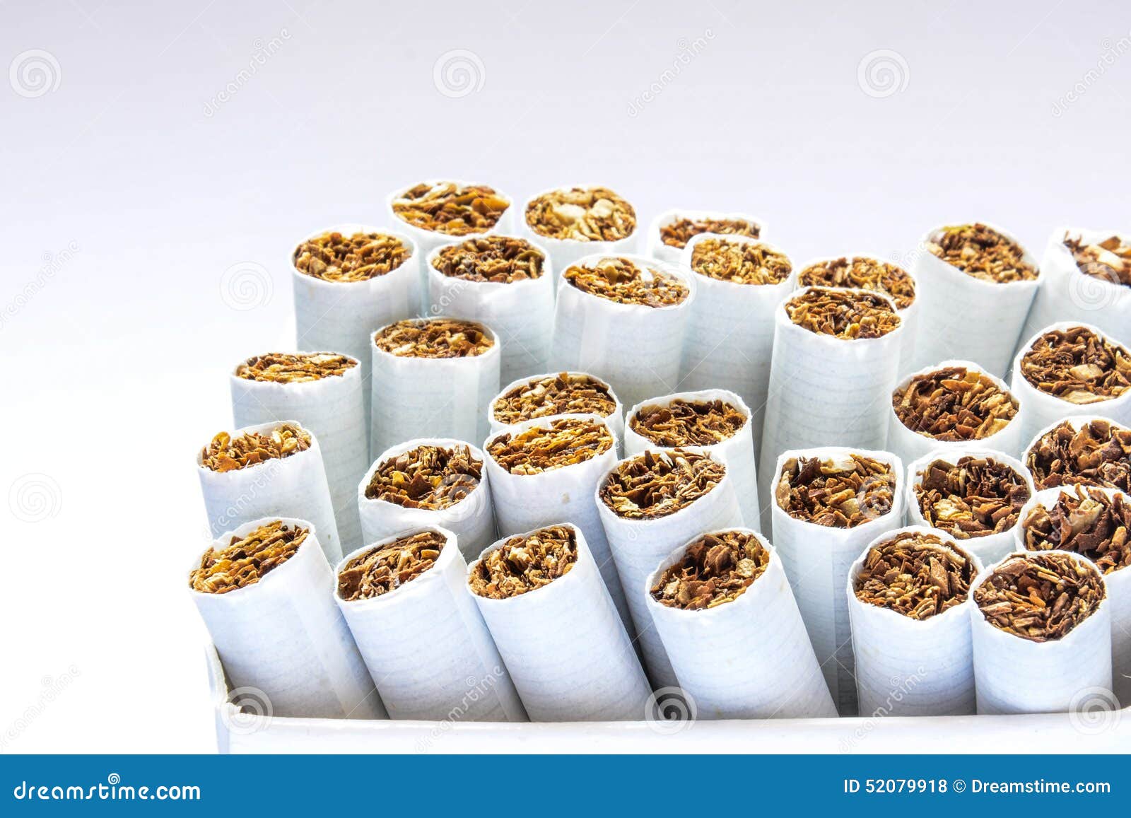 Side View Pile a Cigarettes Stock Photo - Image of commodity, hurt ...