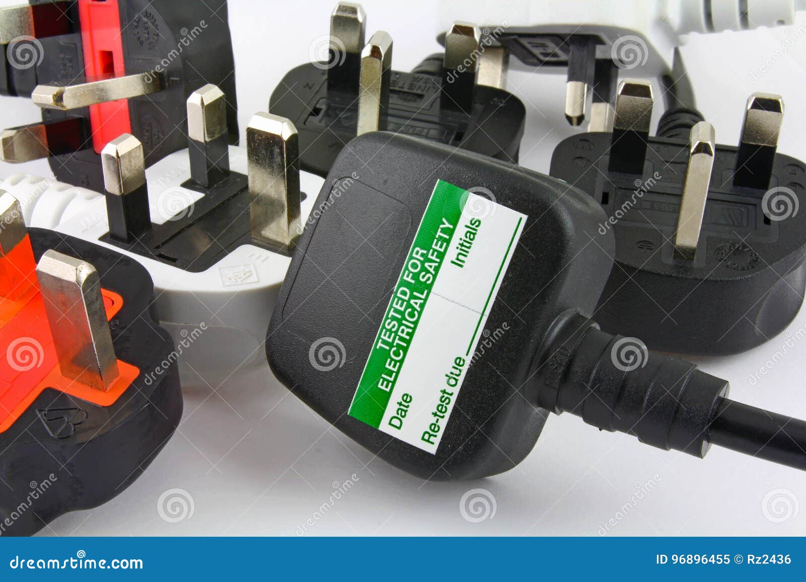 Side view of plugs stock image. Image of connect, electricity - 96896455