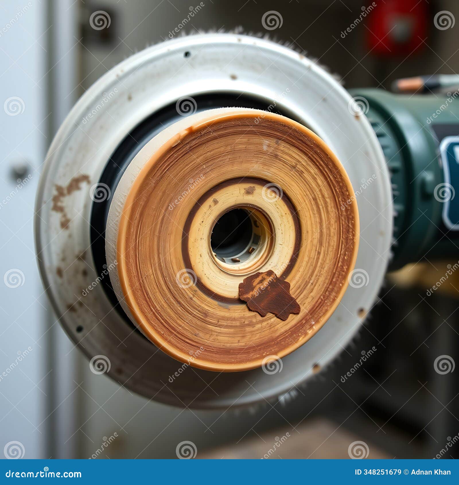 Middle Age Work Addict Geek Sitting At The Computer Desk. Vector ...