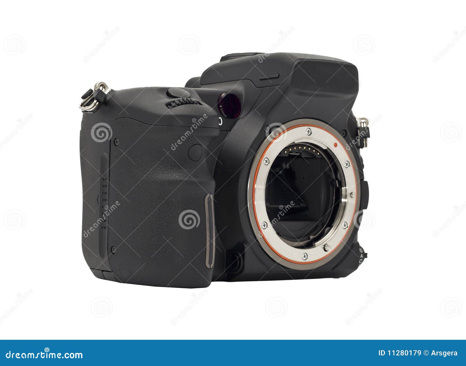 Side View of Professional Dslr Camera Body Stock Image - Image of ...