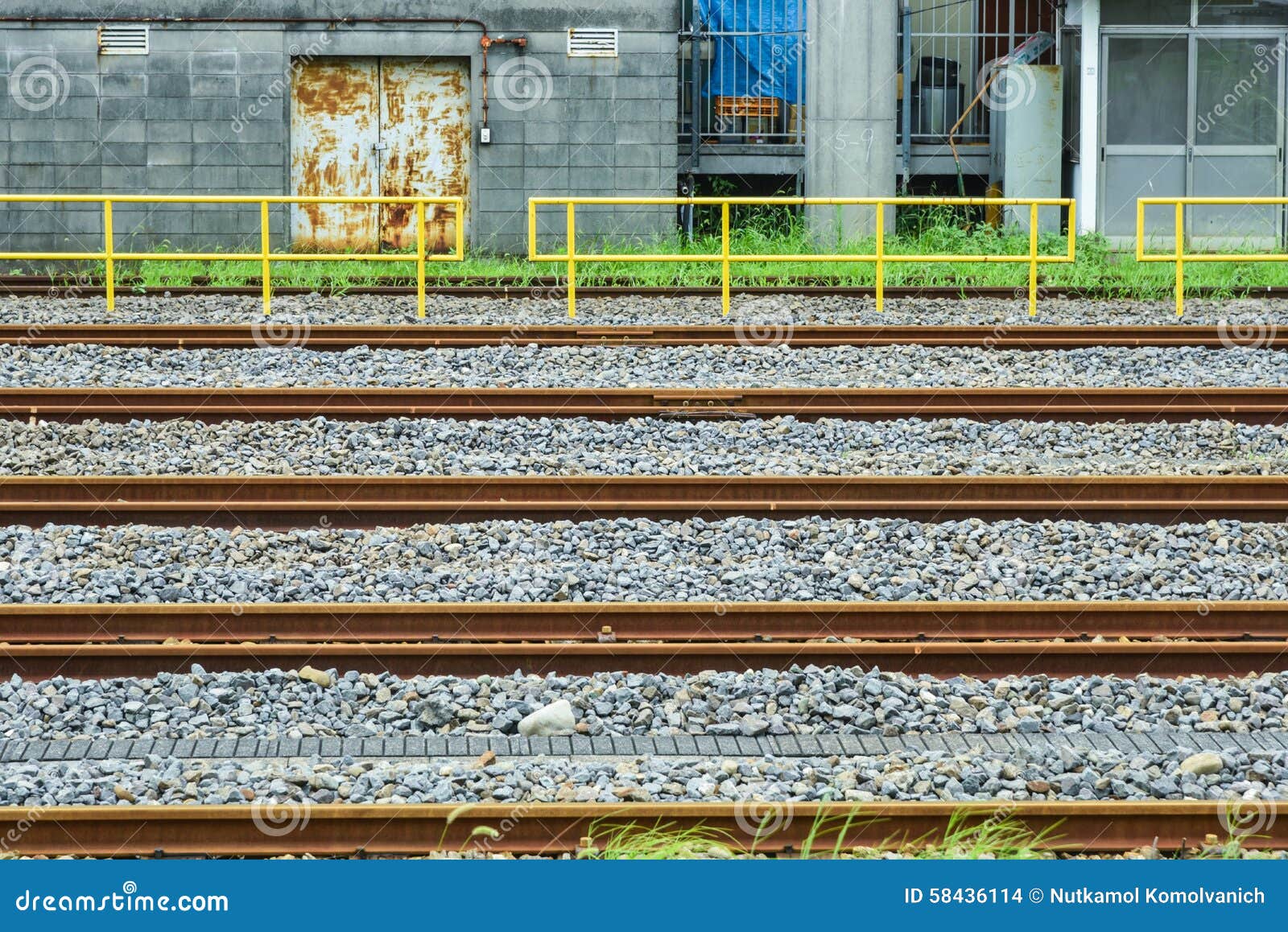 Side view of railway stock photo. Image of outdoors, daylight - 58436114