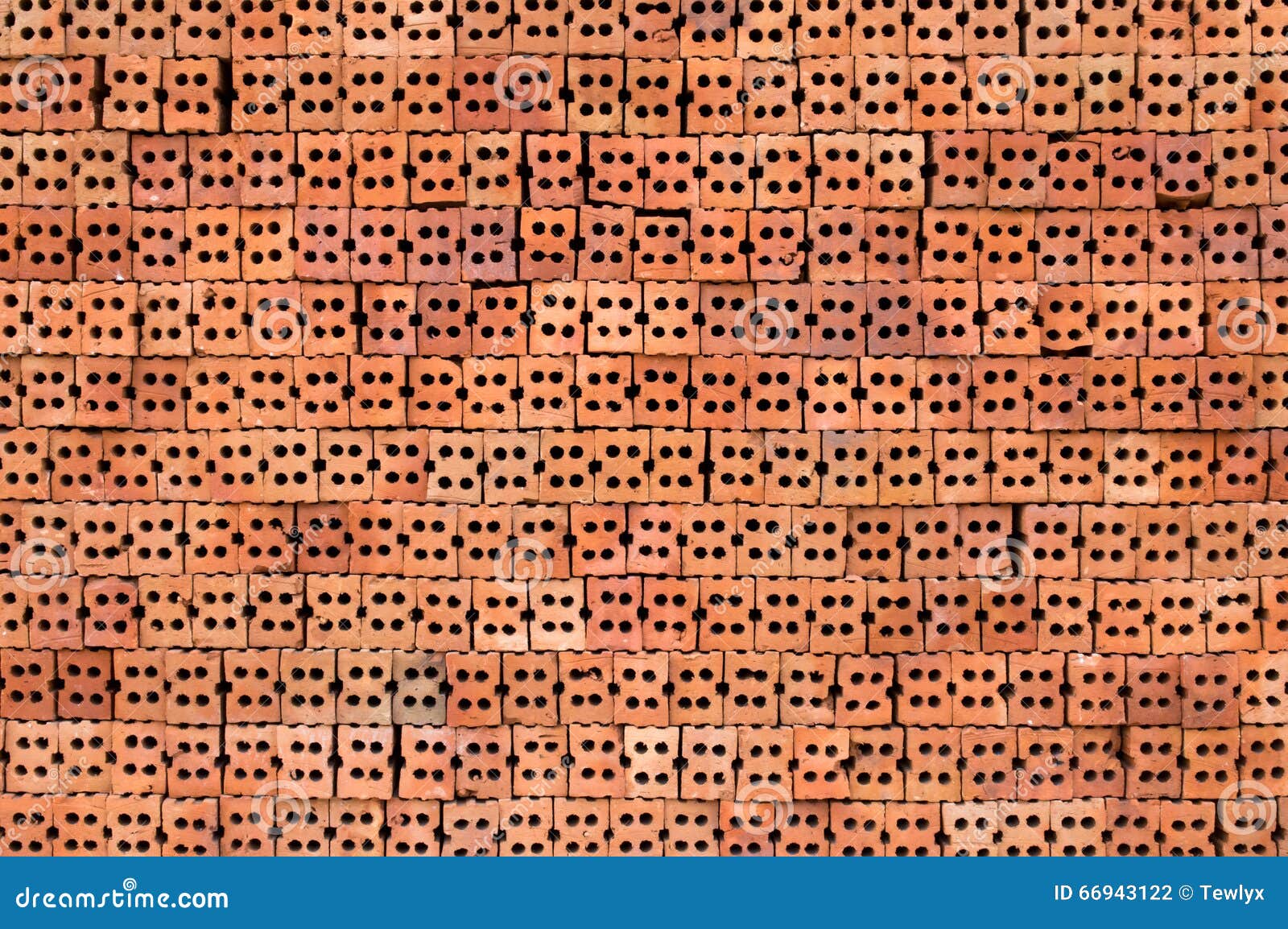 Side View Red Construcion Brick Texture Stock Photo - Image of brick ...