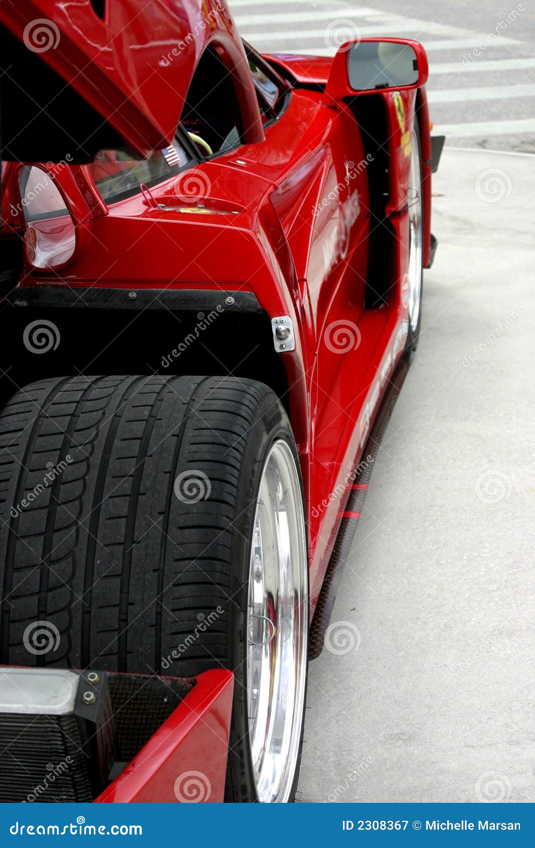 Side View of Red Exotic Race Car Editorial Photography - Image of alfa ...
