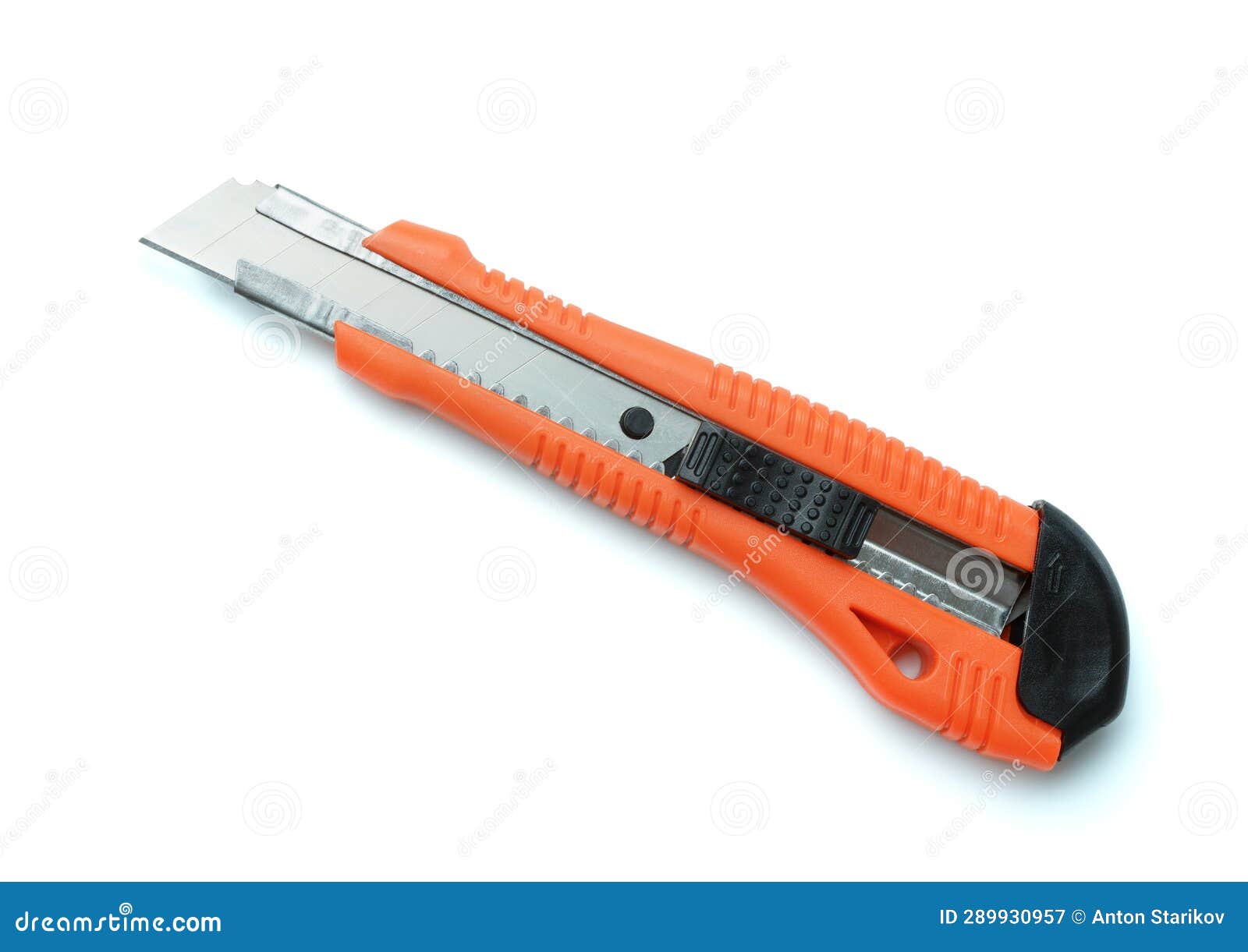 Side View of Retractable Box Cutter Stock Image - Image of blade ...