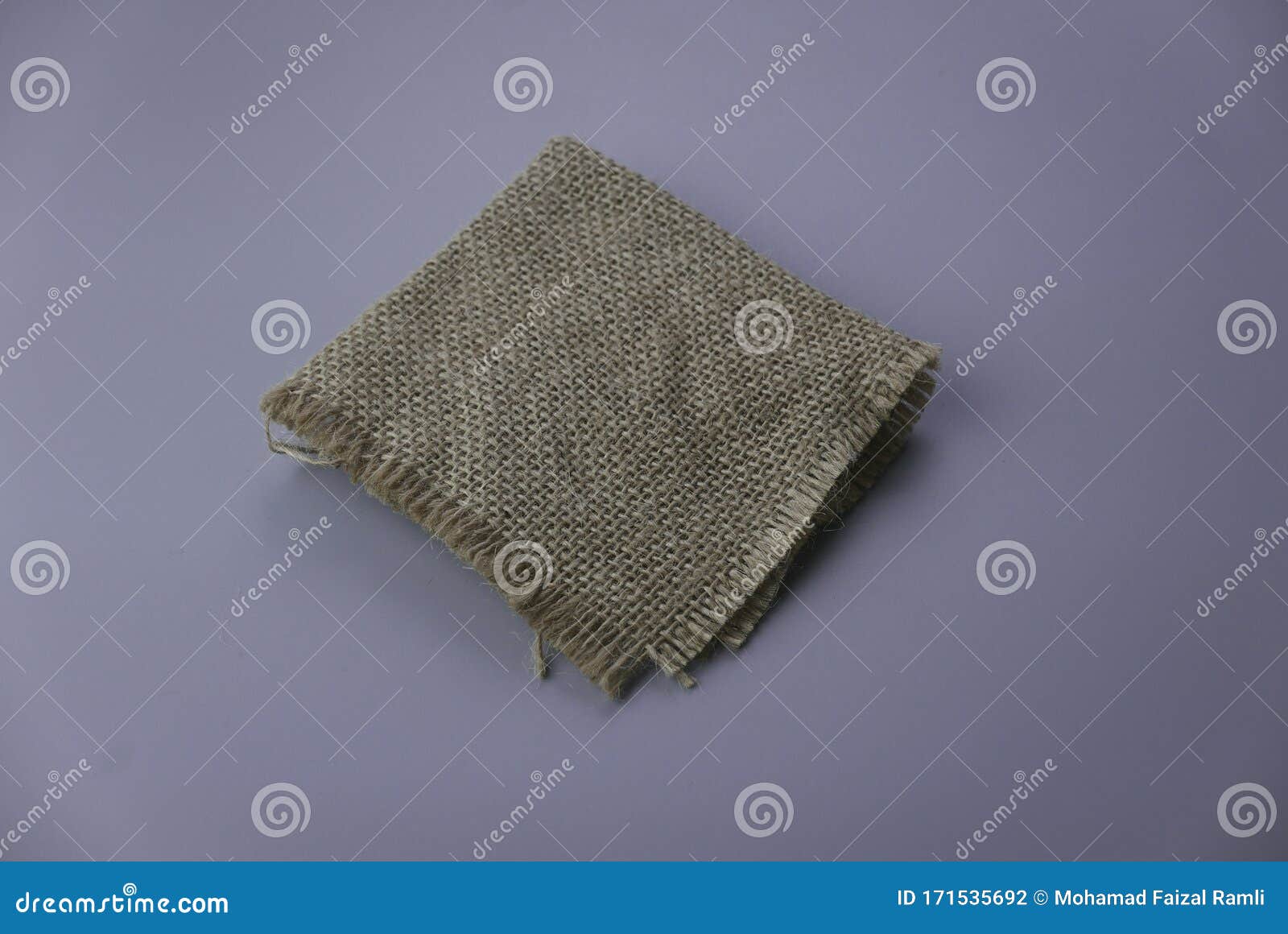 Side View of Rug Sack Isolated on Grey Background Stock Photo - Image ...