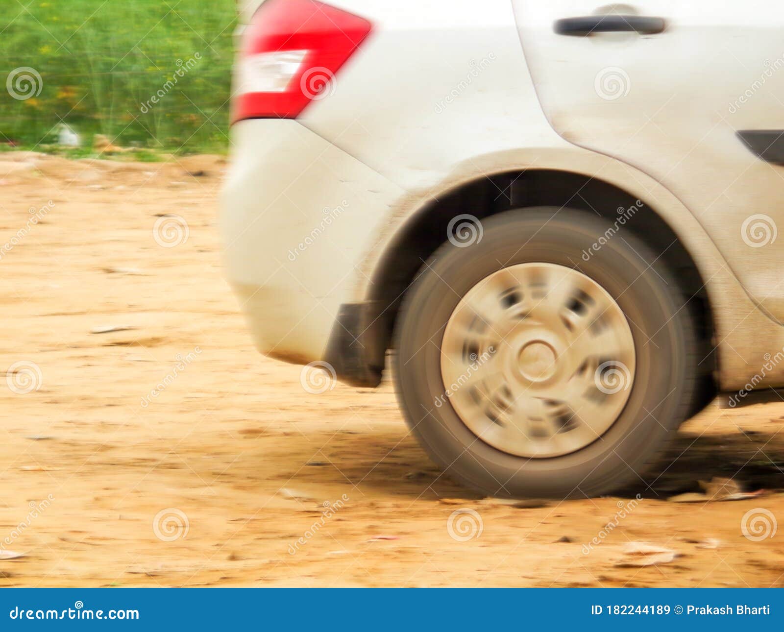 Side View of Running Car in High Speed Stock Image - Image of power ...