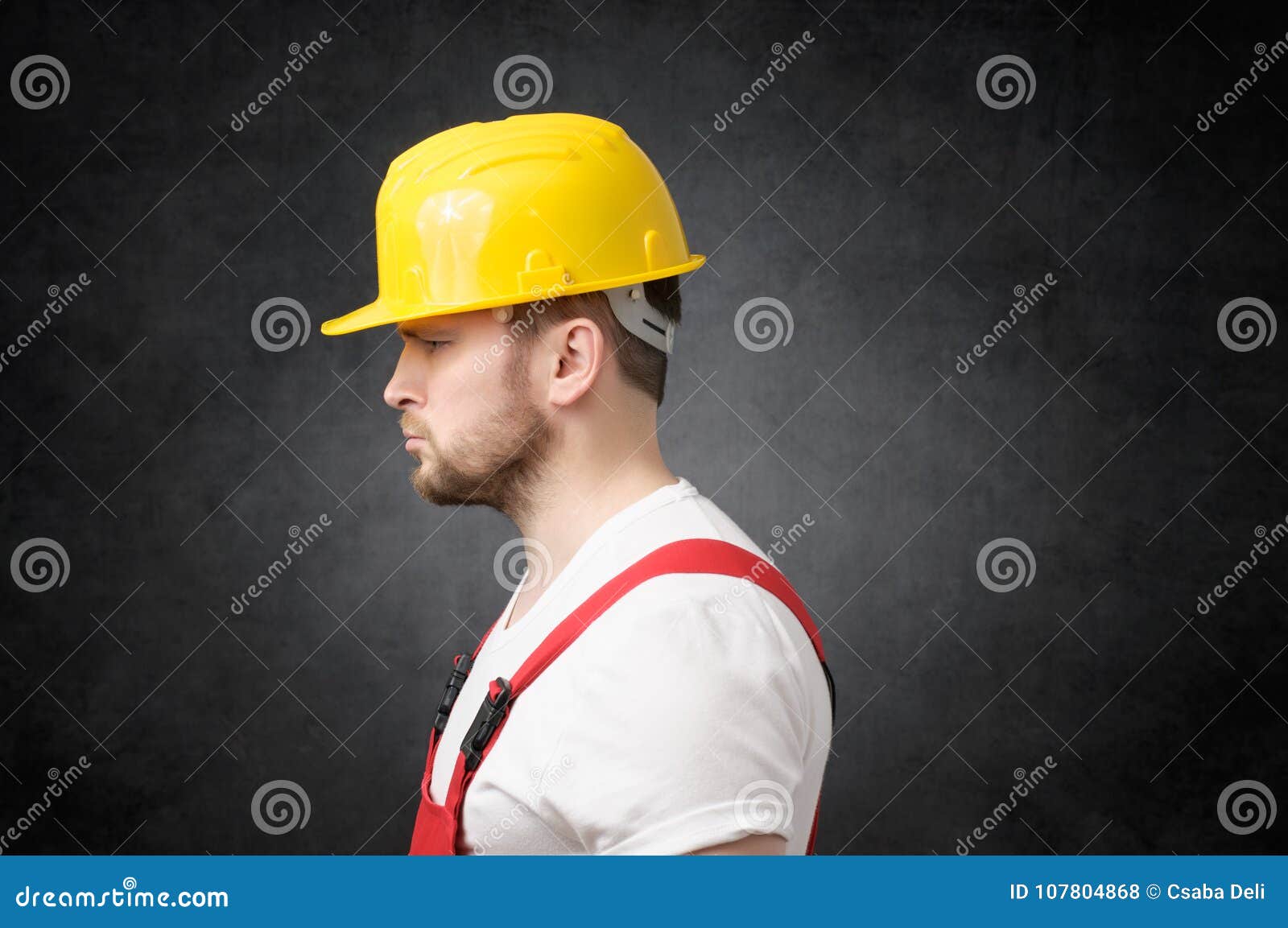 Frustrated Construction Worker Stock Photo - Image of bored, angry ...