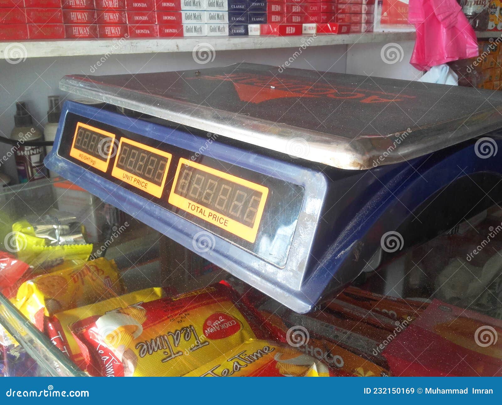 Side View of a Scale for Weight Measuring. Editorial Stock Image ...