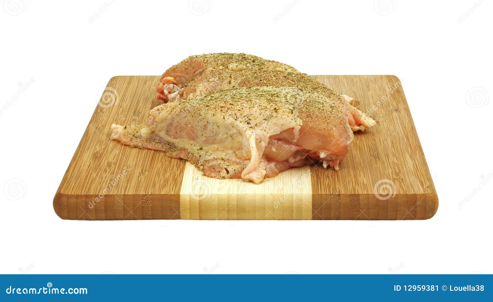 Side View Seasoned Chicken stock image. Image of side - 12959381
