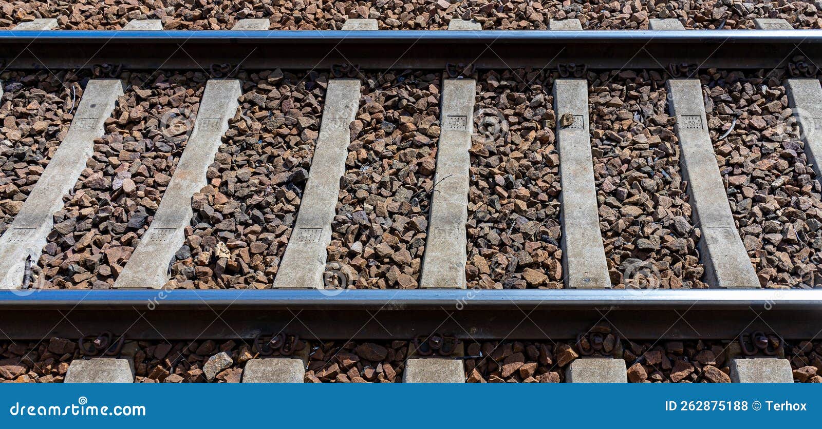 Railroad track stock photo. Image of travel, profile - 262875188