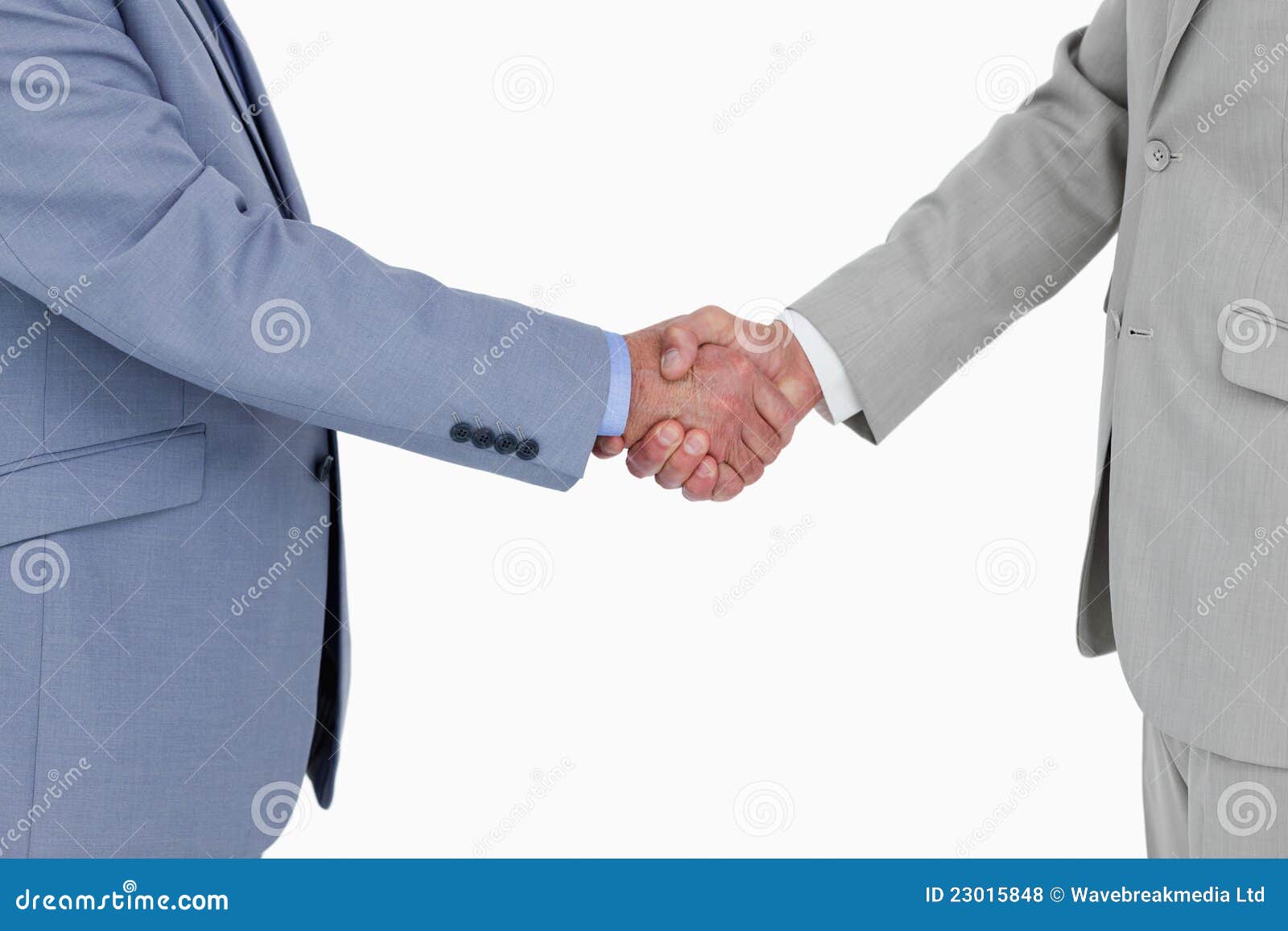 Side view of shaking hands stock photo. Image of friendly - 23015848