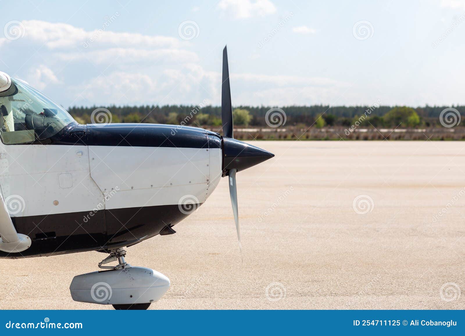 Side View of a Small Passenger Plane Stock Image - Image of commercial ...