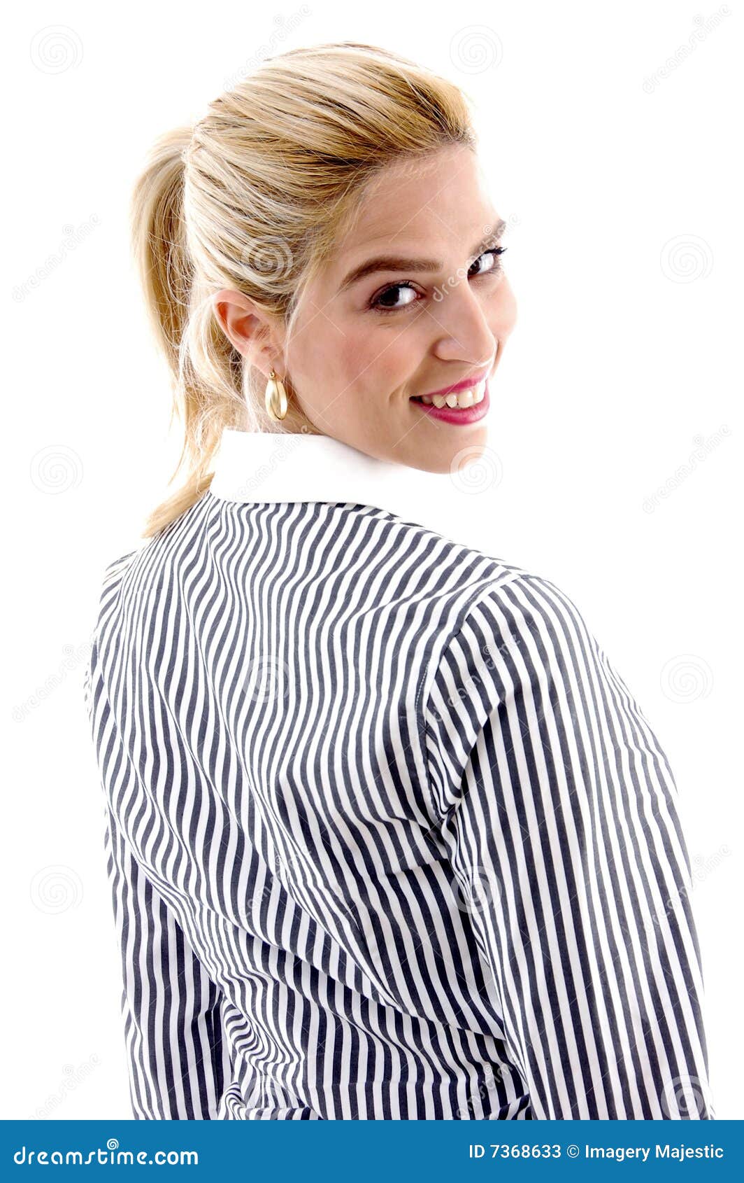 Side View of Smiling Professional Stock Image - Image of occupation ...