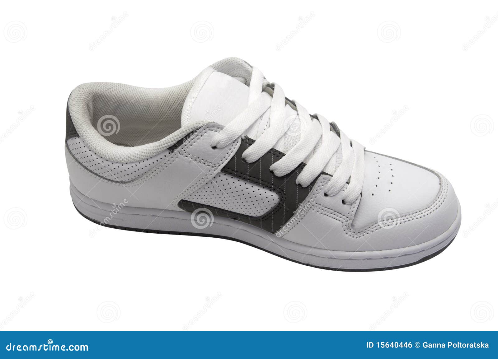 Side view of sneaker stock photo. Image of isolated, exercise - 15640446