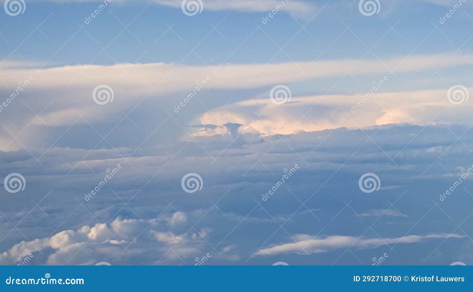 Stratus Clouds, View from Aside Stock Photo - Image of cloud, froman ...