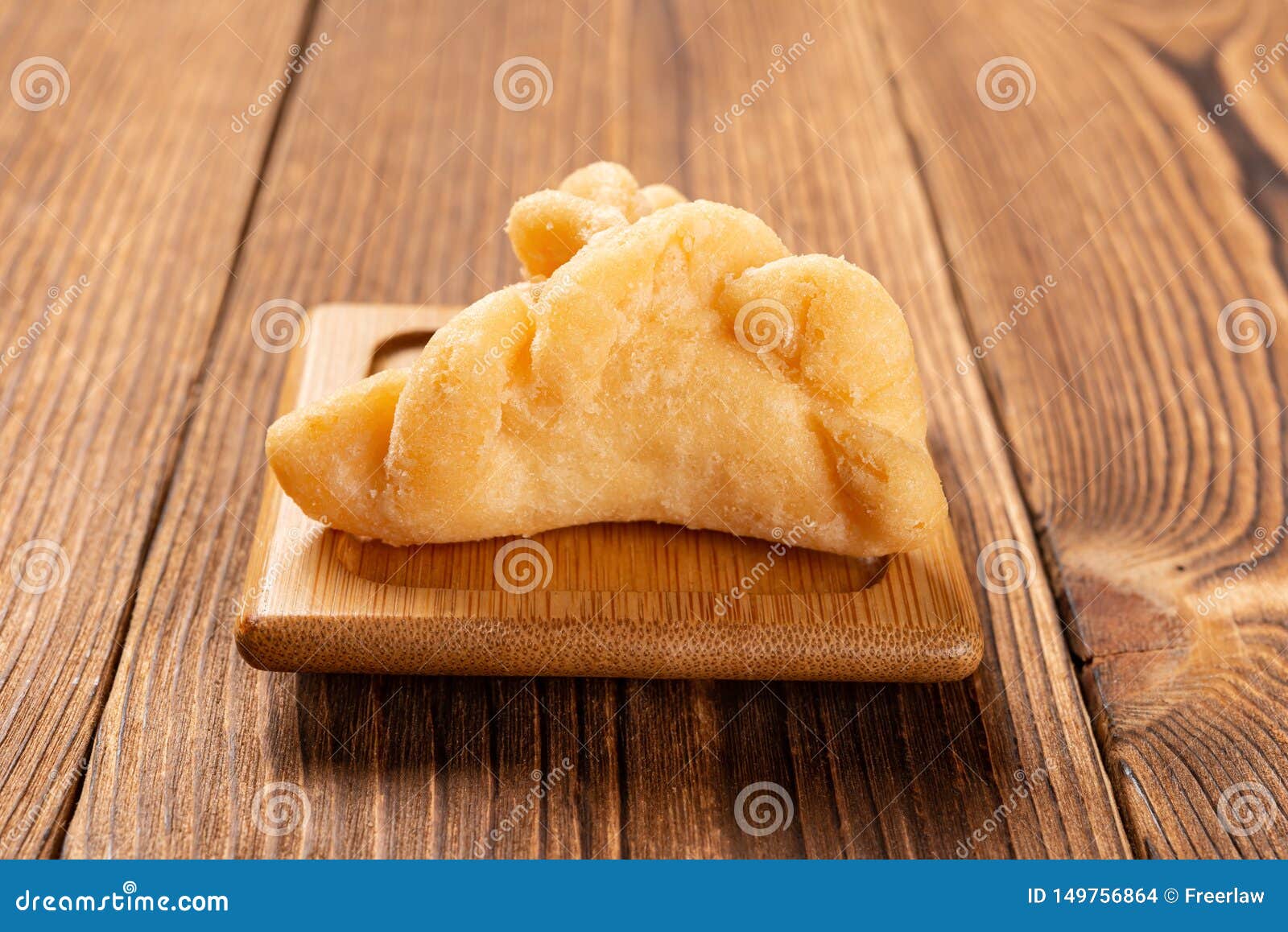 Sweet Fried Dumpling Like a Flower for Chinese New Year Stock Photo ...