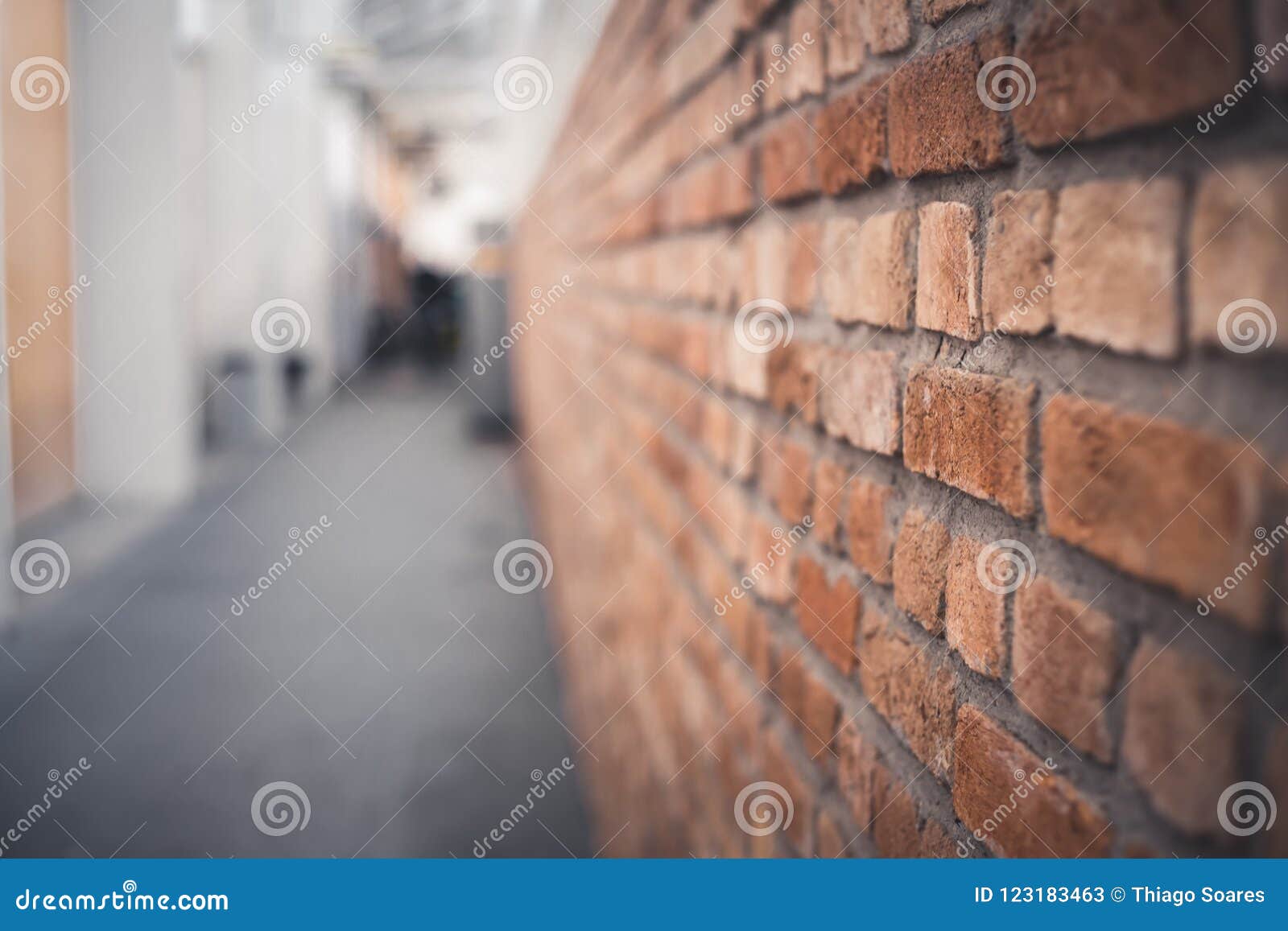 Side View from Texture of Brick Wall Stock Image - Image of side, stone ...