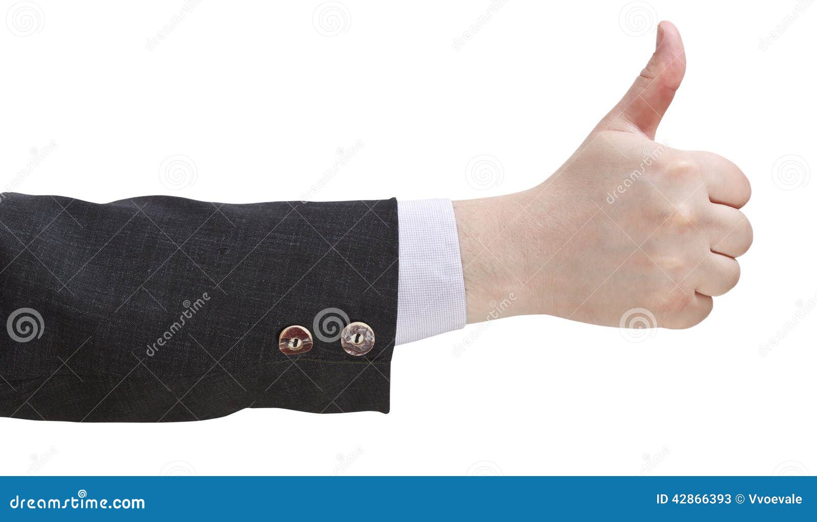 Side View Of Thumbs Up Sign - Hand Gesture Royalty-Free Stock ...