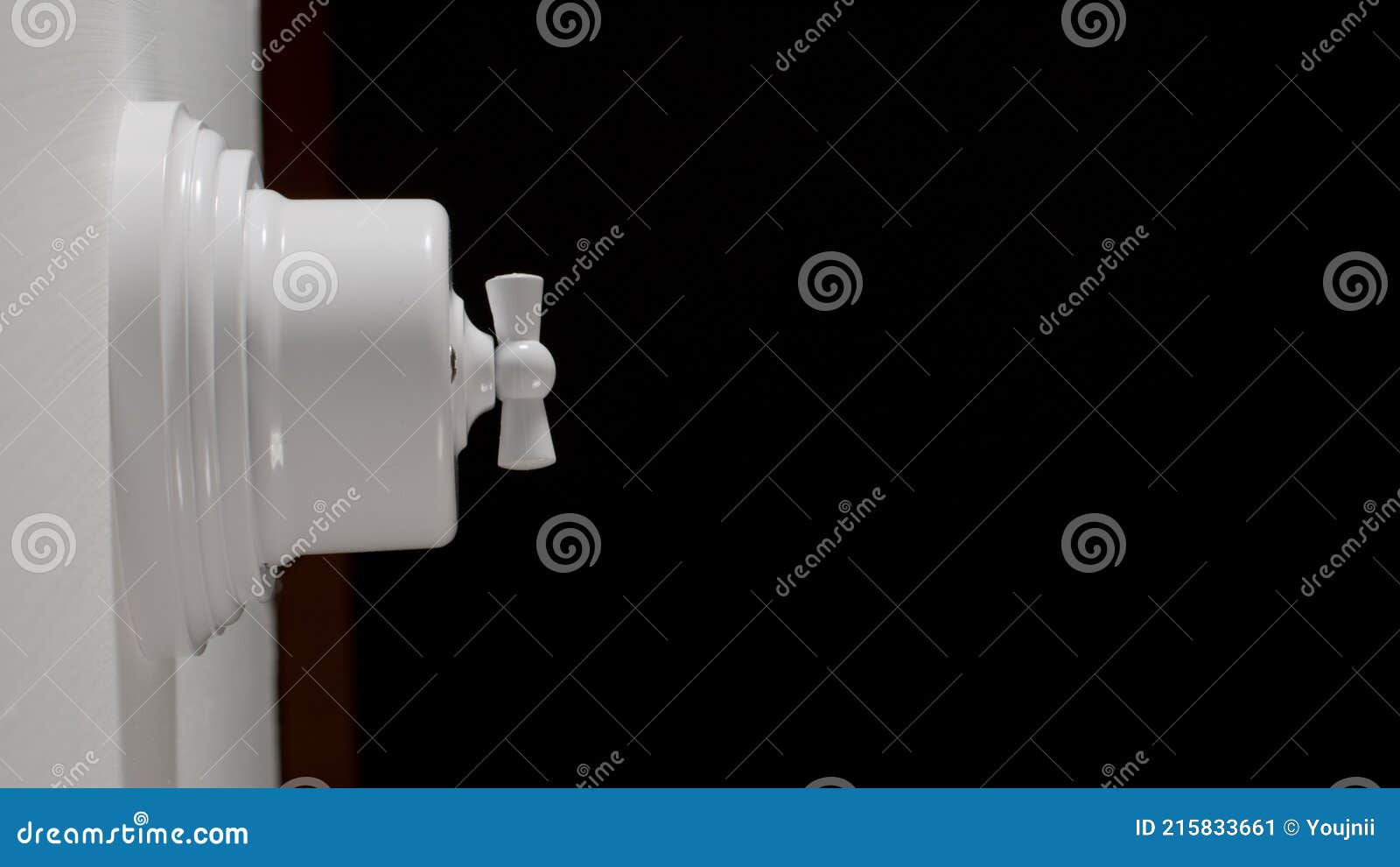 SIDE VIEW: Toggle Switch on the Wall Stock Image - Image of connection ...