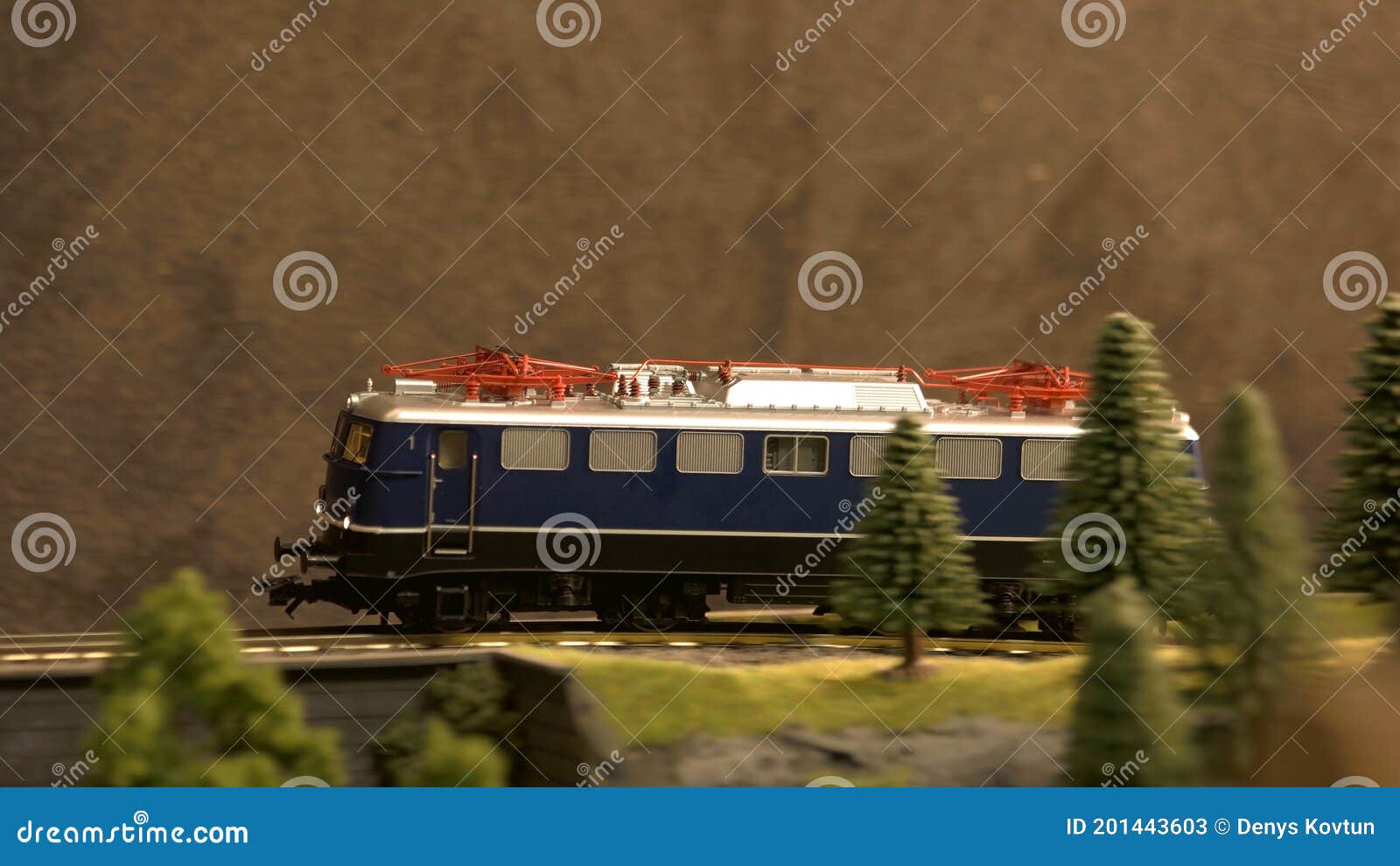 Side View Train Carriage on the Railroad. Stock Image - Image of ...