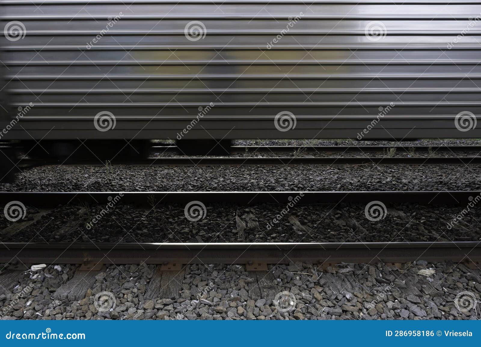 Side View of a Train with Motion Blur Stock Photo - Image of blur ...