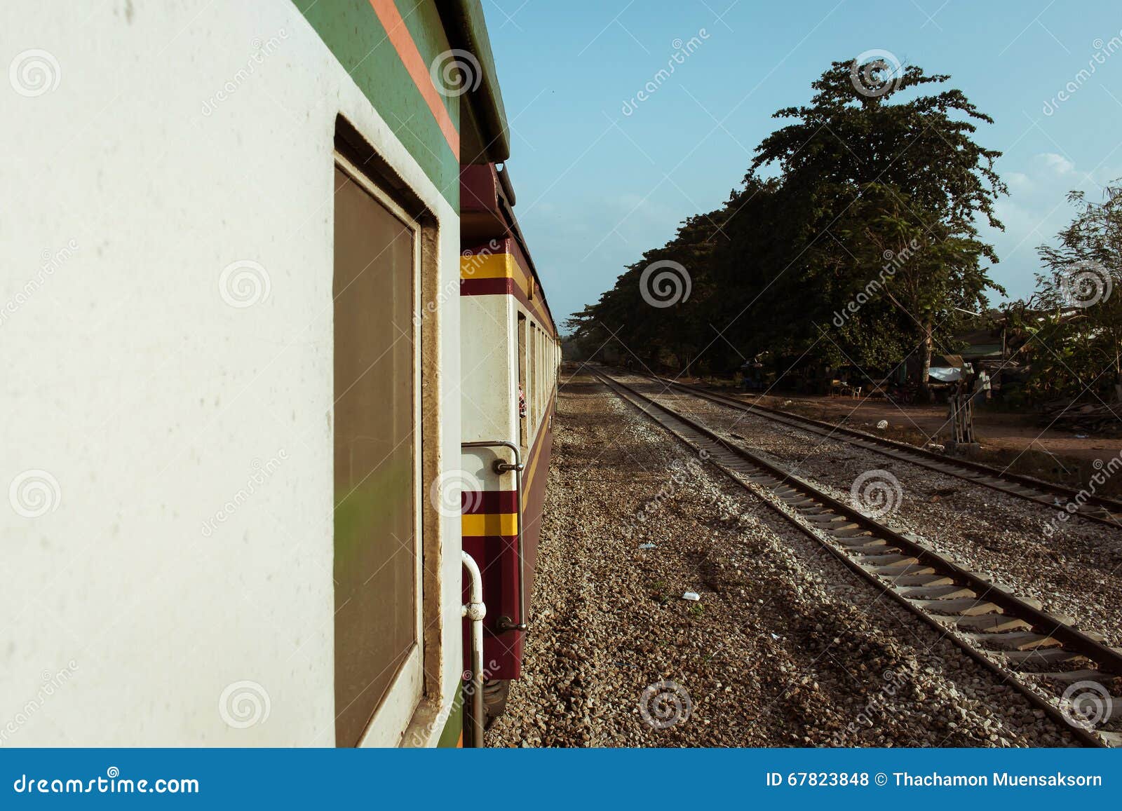 Side view of train stock photo. Image of motion, glass - 67823848