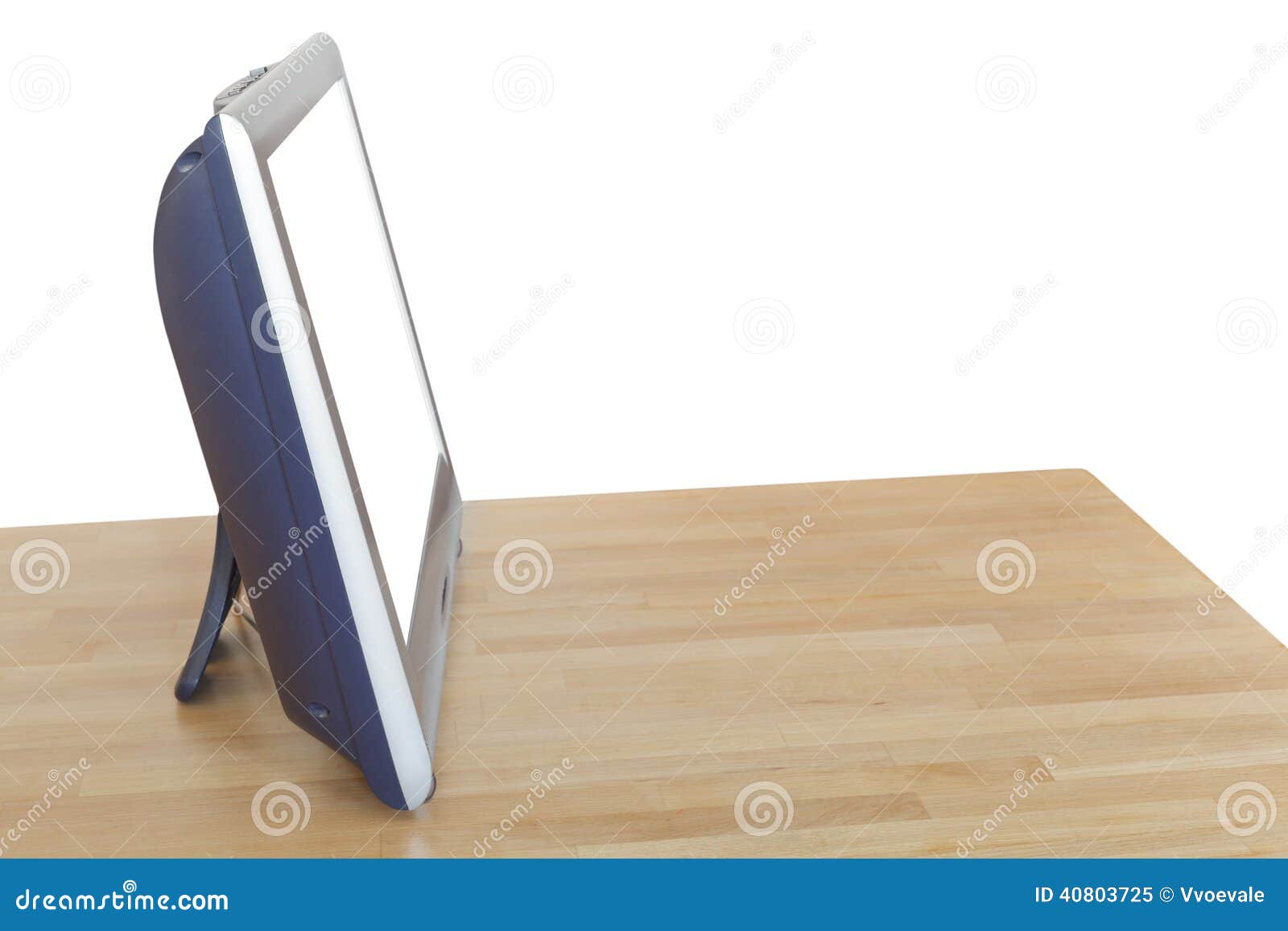 Cutout Screen Of Computer Monitor On Desk At Night, Engineering With ...