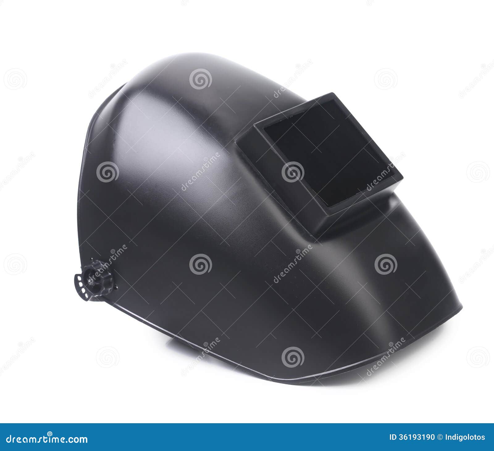 Side view of welding mask. stock photo. Image of tool - 36193190