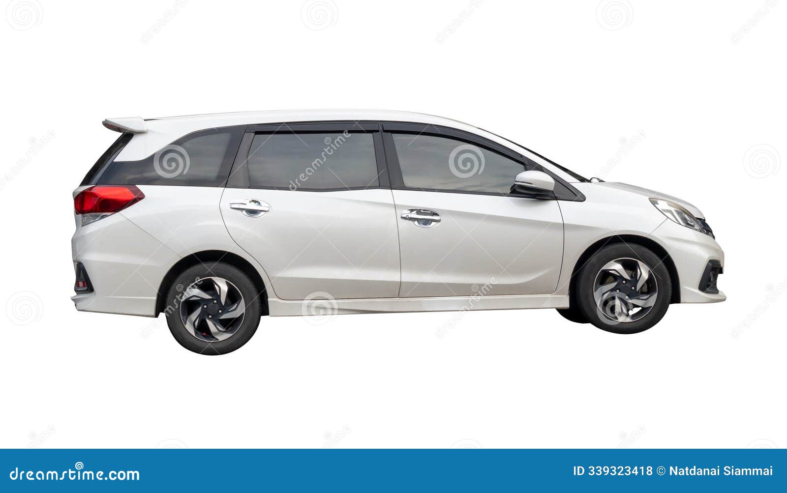White Hatchback Car With Gold Rims Editorial Image | CartoonDealer.com ...