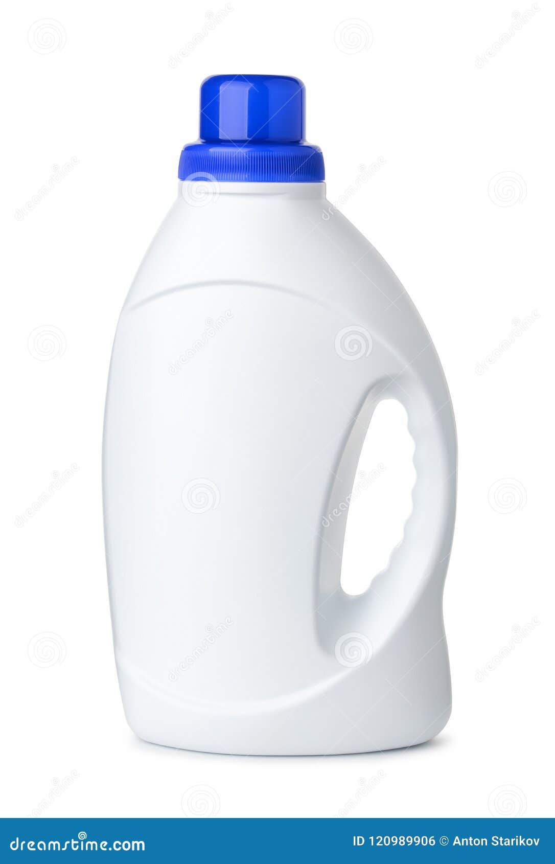 Side View of White Plastic Jug Stock Photo - Image of liquid, jerrycan ...