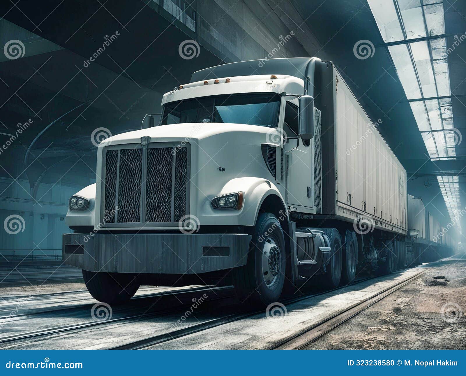 Empty Trailer For Boat Isolated On White Stock Photography ...