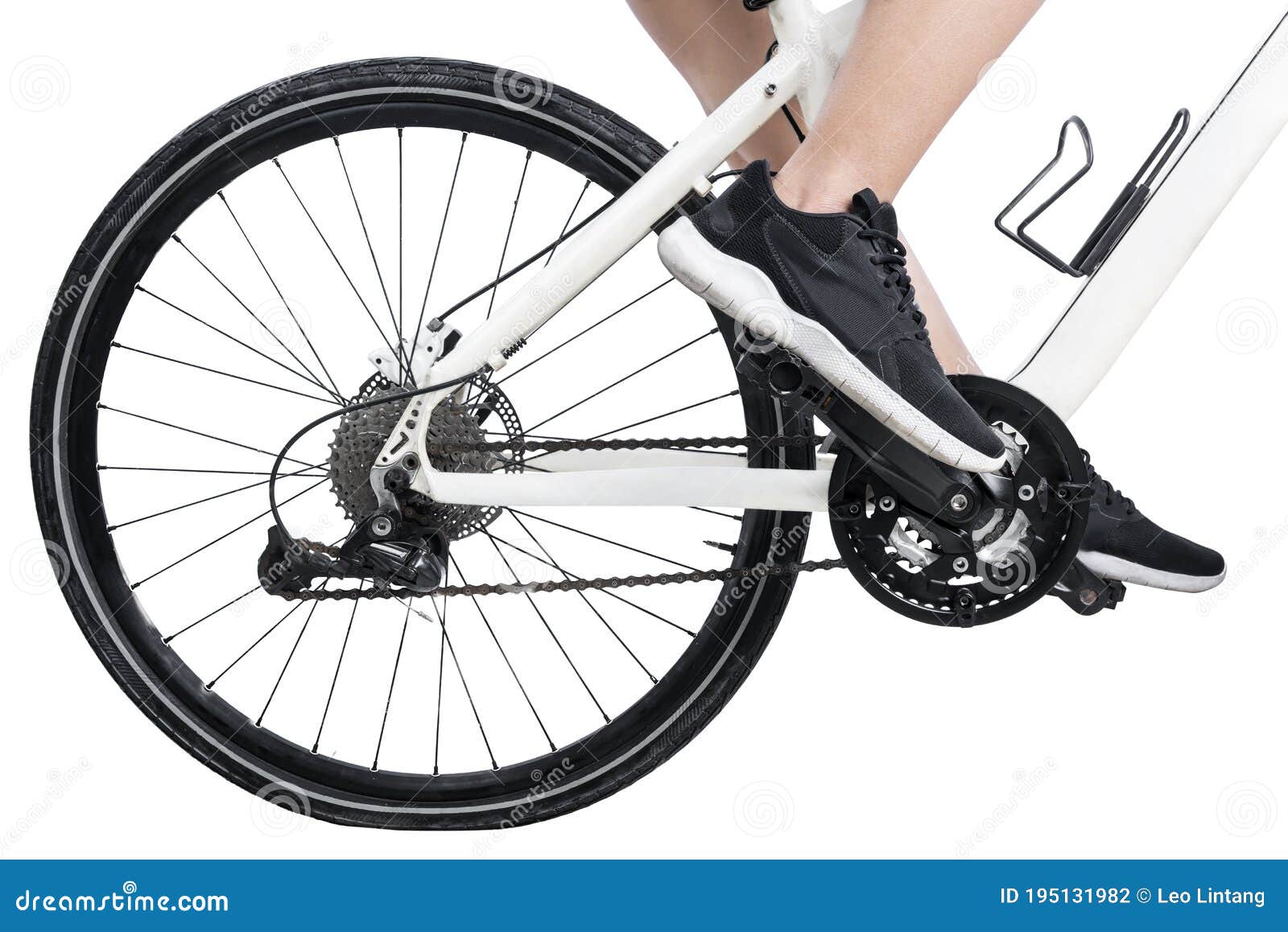 Side View of a Woman Riding a Bicycle Stock Photo - Image of lifestyle ...