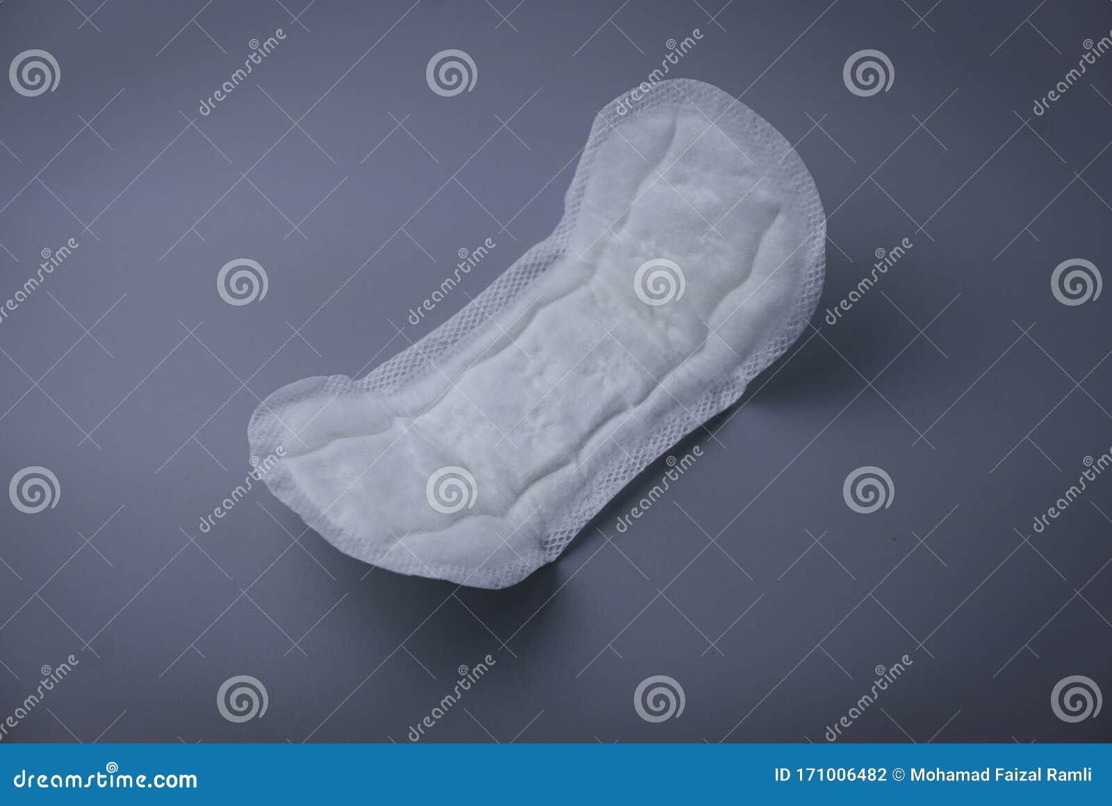 Women Sanitary Pads And Tampons On A Black Background Royalty-Free ...