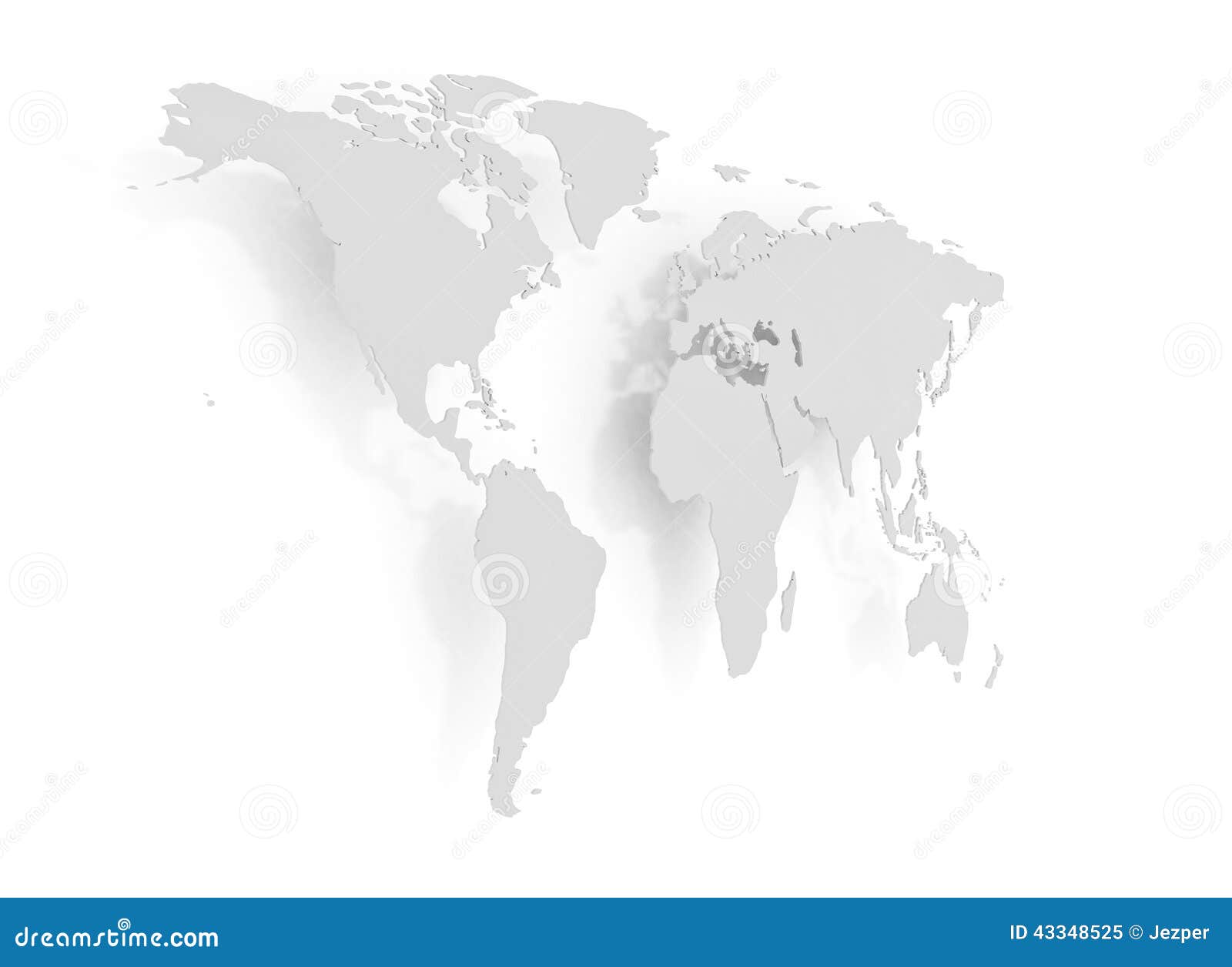 Side view of a world map stock illustration. Illustration of europe ...