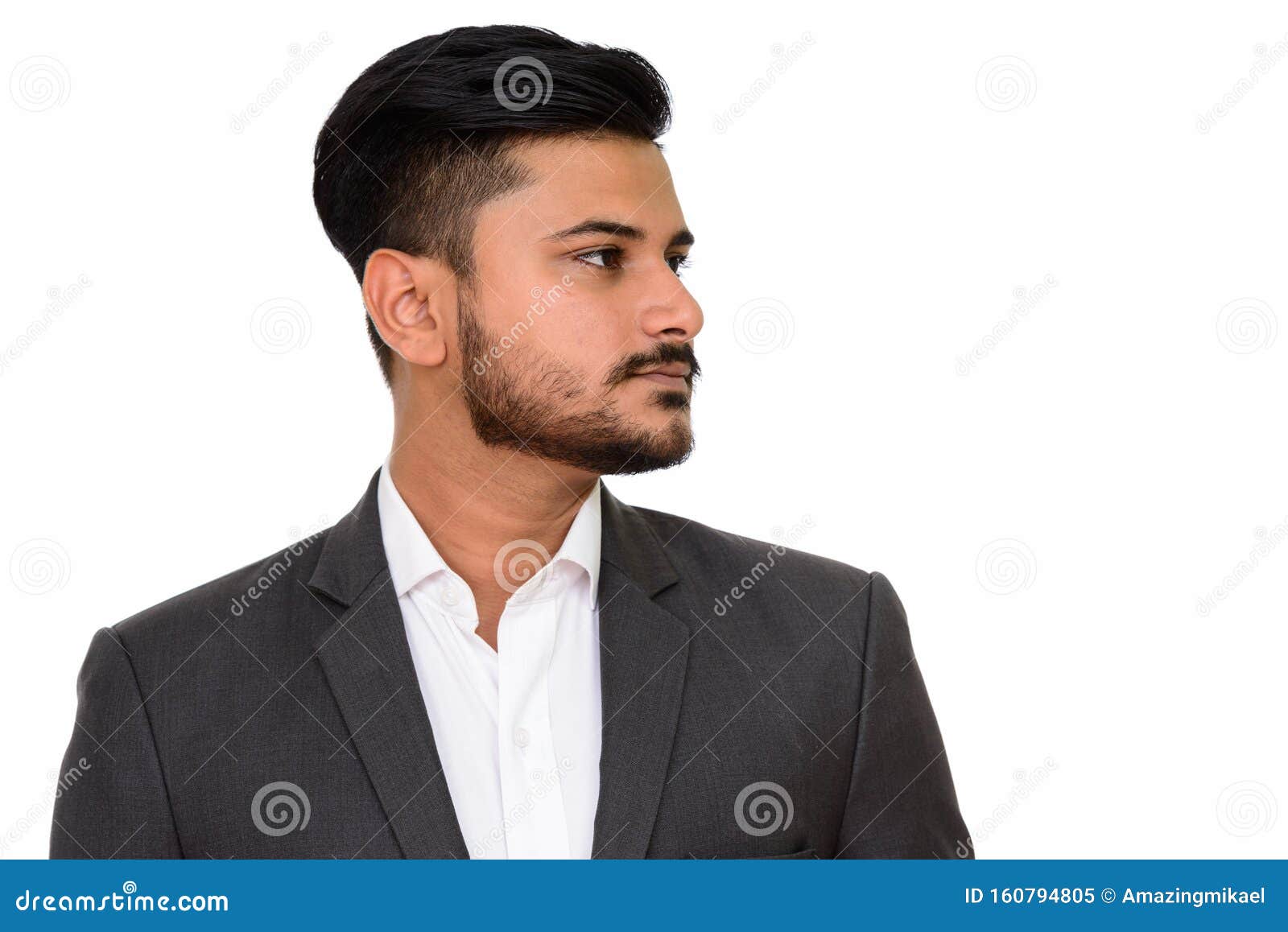 Side View of Young Handsome Indian Businessman Stock Image - Image of ... Side View of Young Handsome Indian Businessman Stock Image - Image of ...